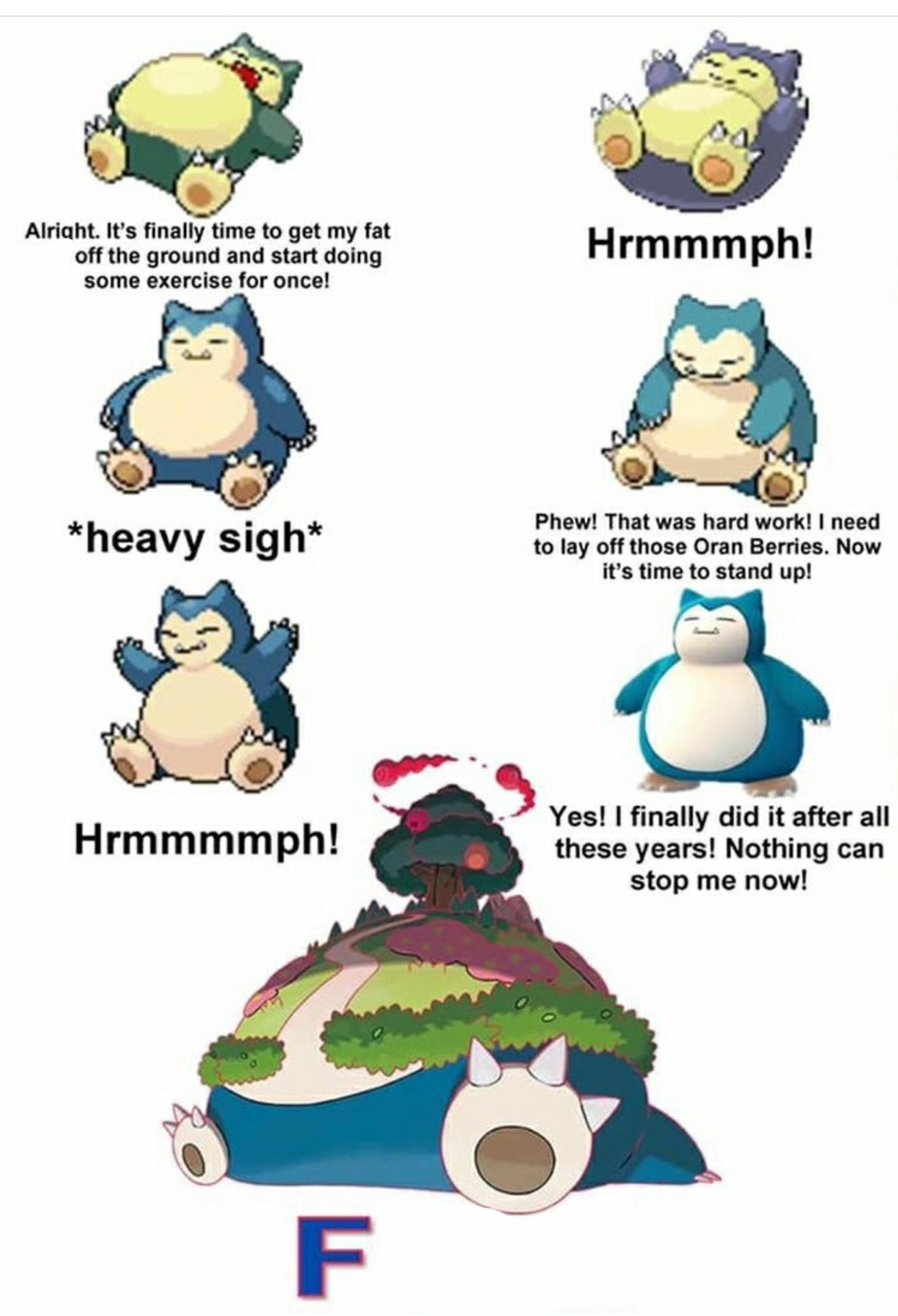 I feel sympathy for snorlax | Scrolller