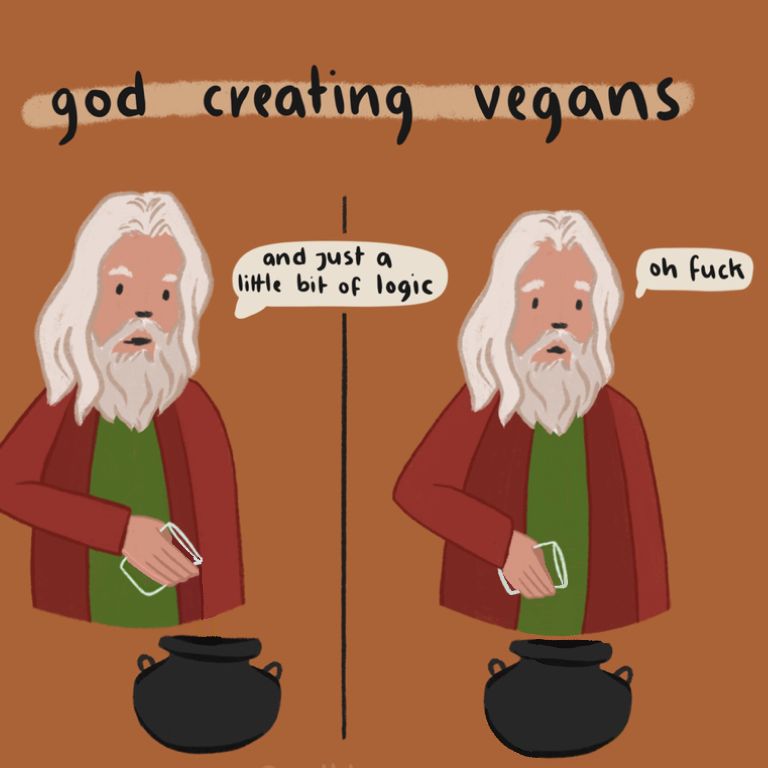 I fixed a vegan normie meme | Scrolller