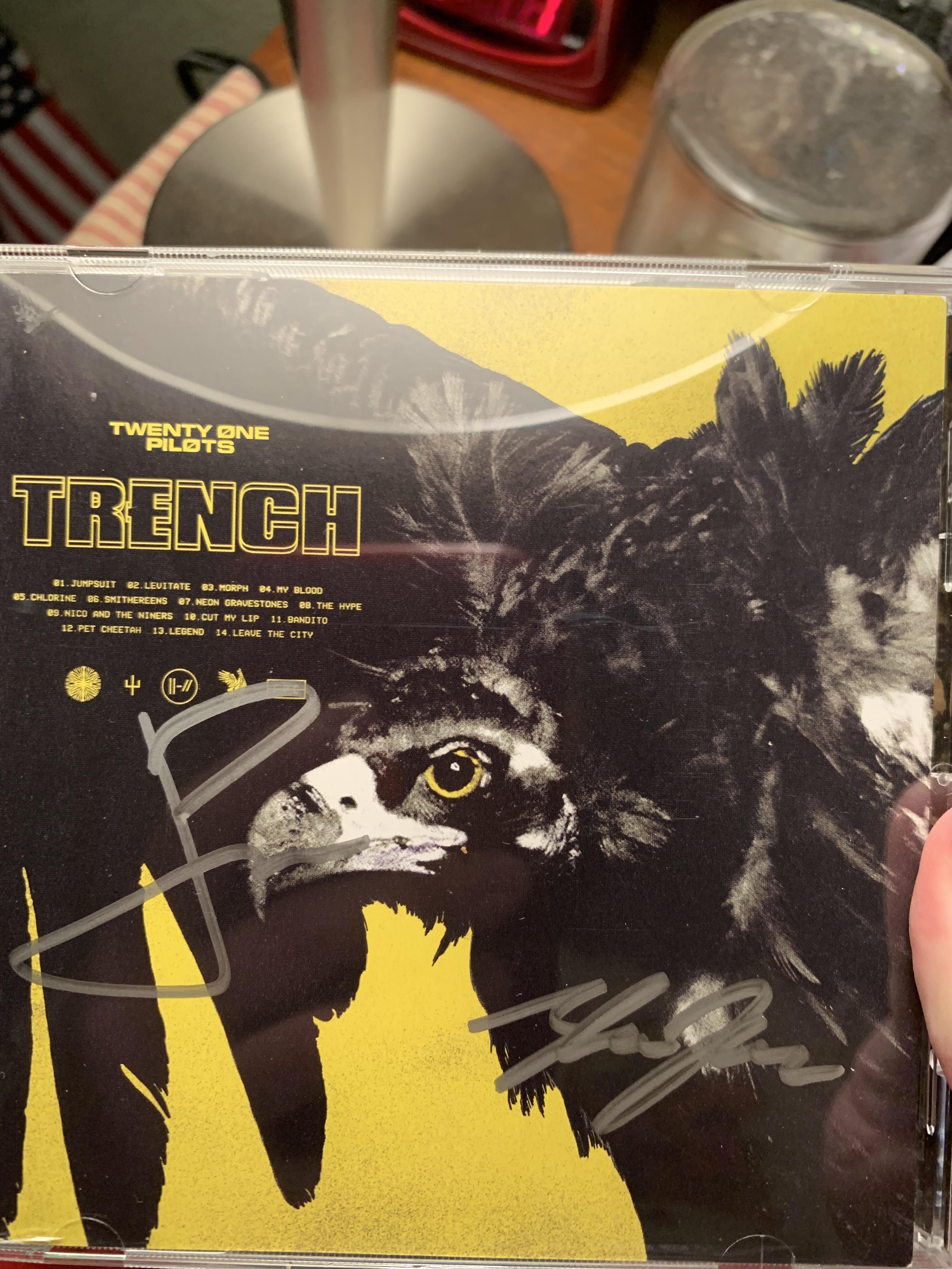 I got my signed copy of Trench!!!! | Scrolller