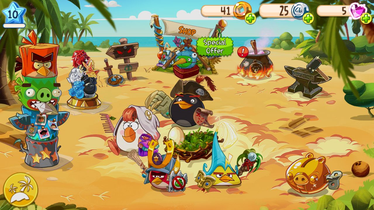 I have a cursed cauldron in Angry birds epic. Every time I make something in it I can't tap on ...