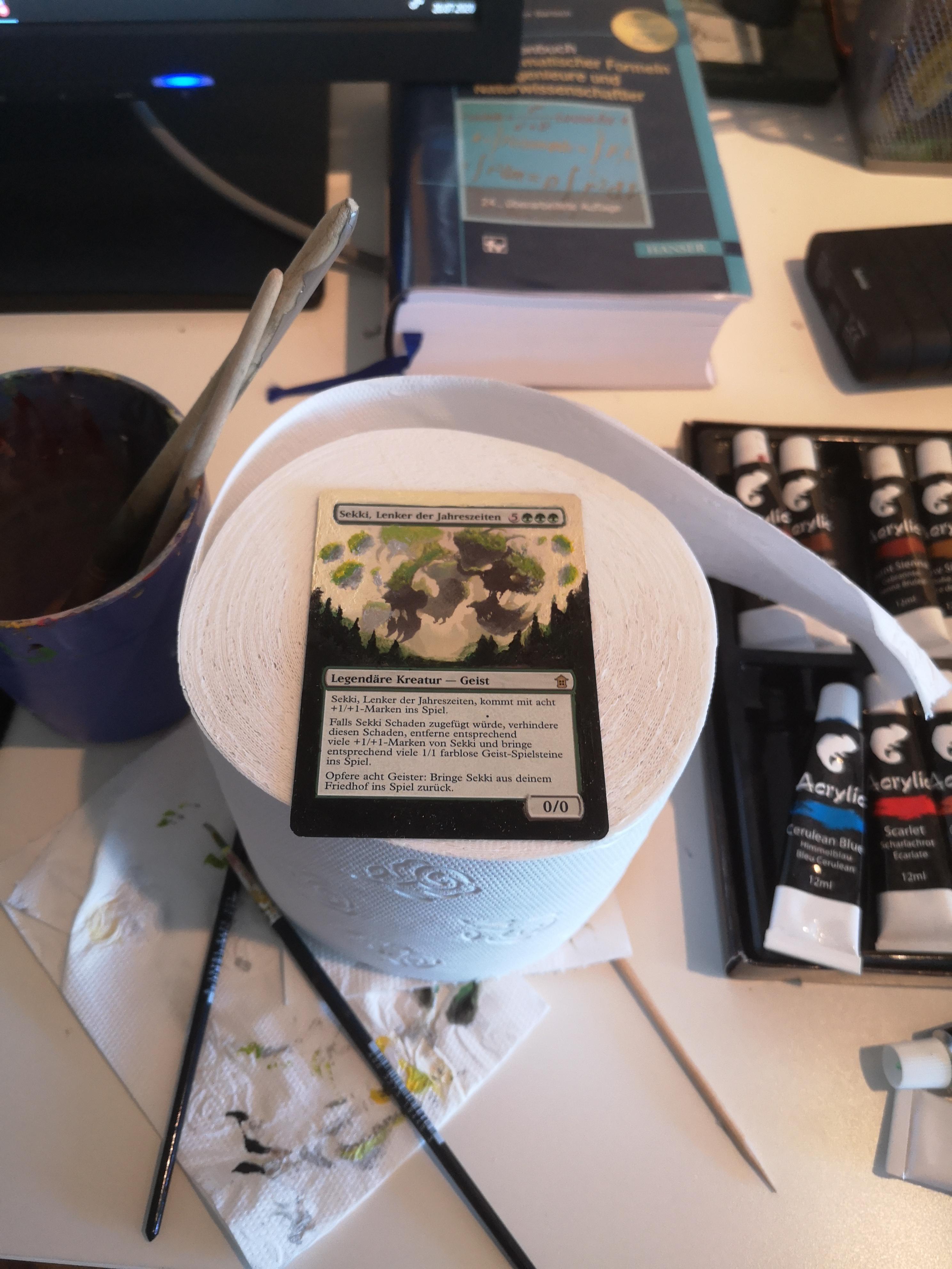 I just painted my first "Alt Art"! Any tips for a beginner? (I know its not perfect but i wanted ...