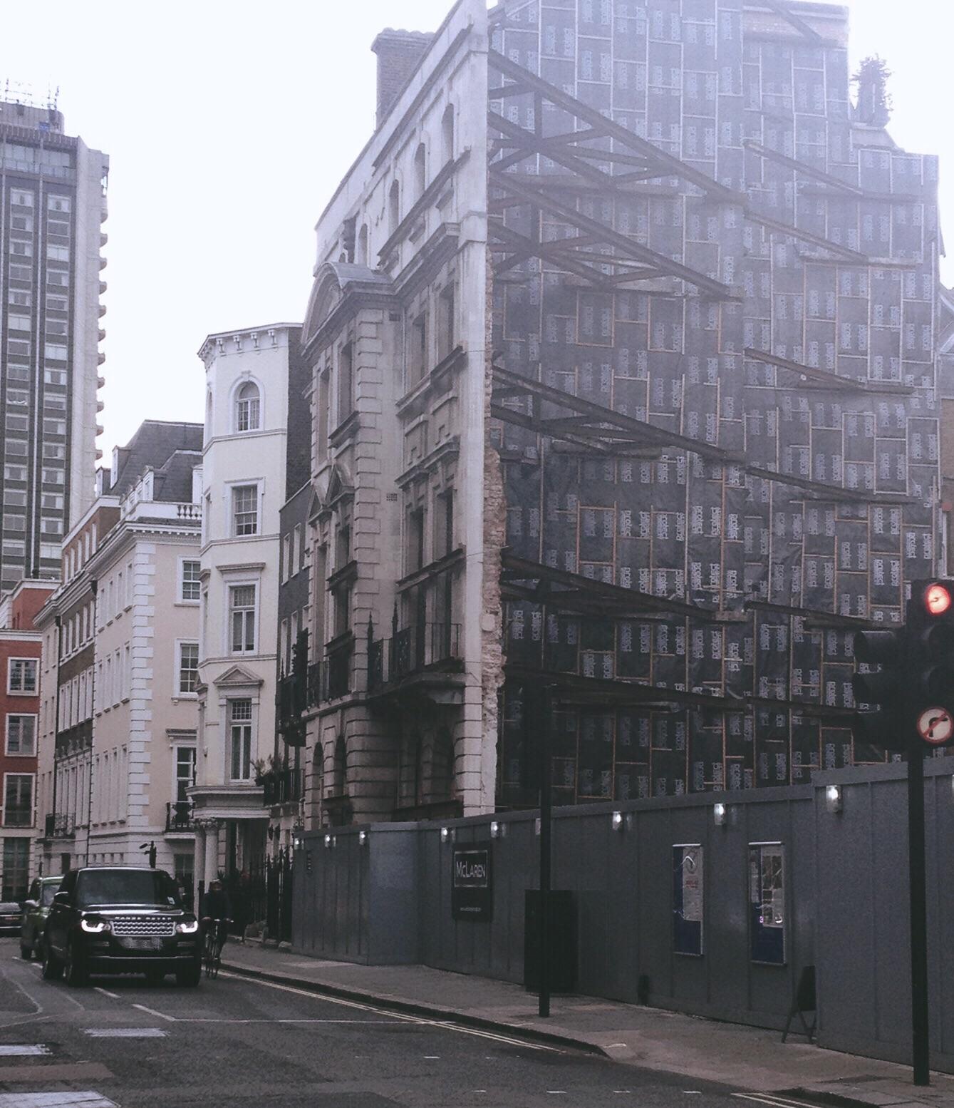 I like how this [building] maintains its classic facade while builds everything from the inside ...