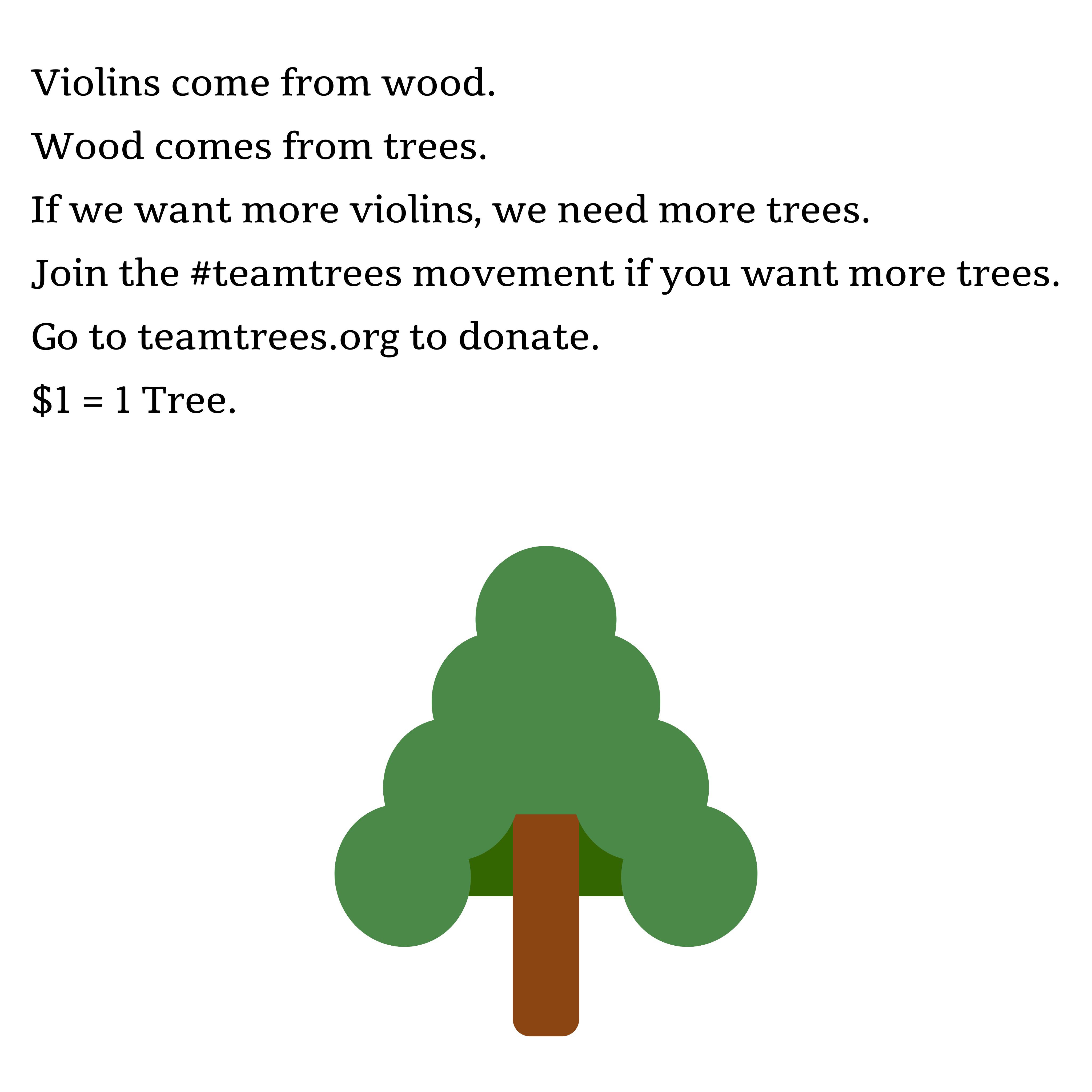 I like trees. | Scrolller