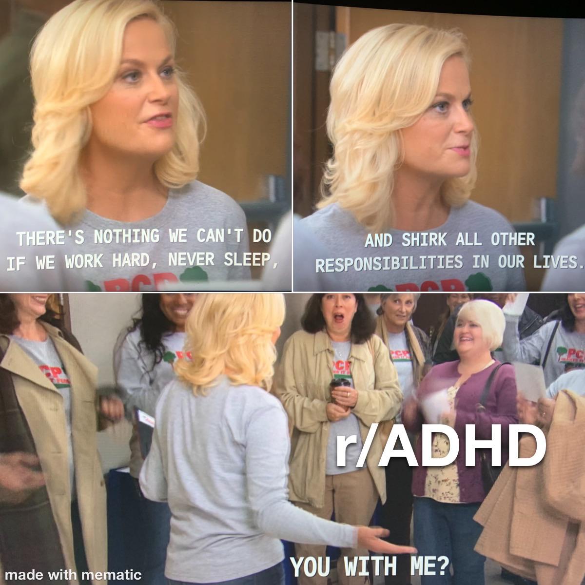 I love the r/ADHD community | Scrolller