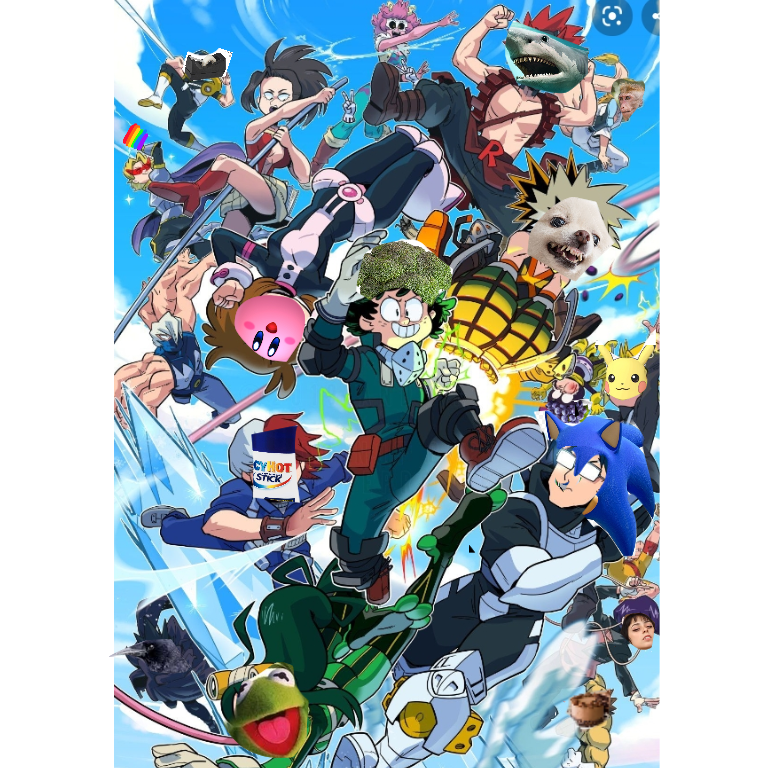 I made a cursed my hero academia image and I love it- | Scrolller