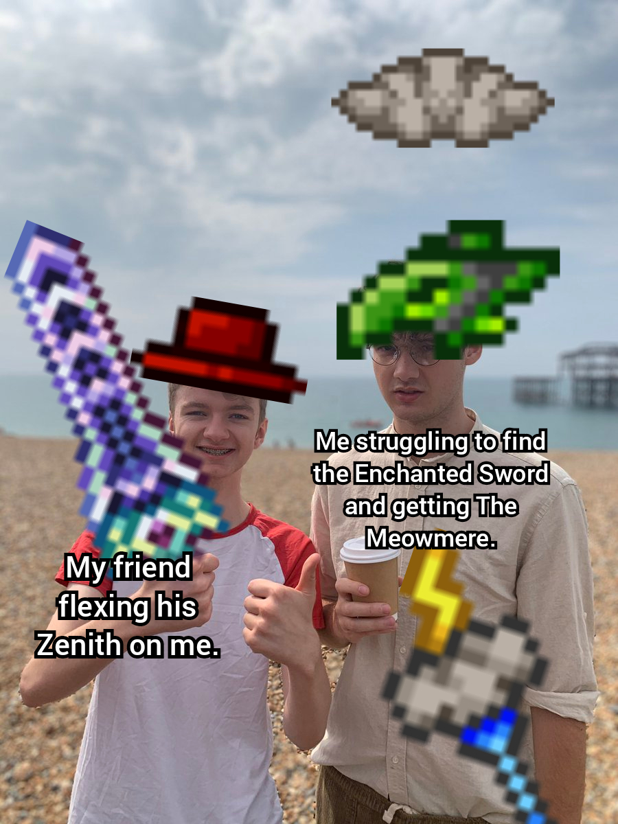 I made a similar meme to this one using the same template, but i ...