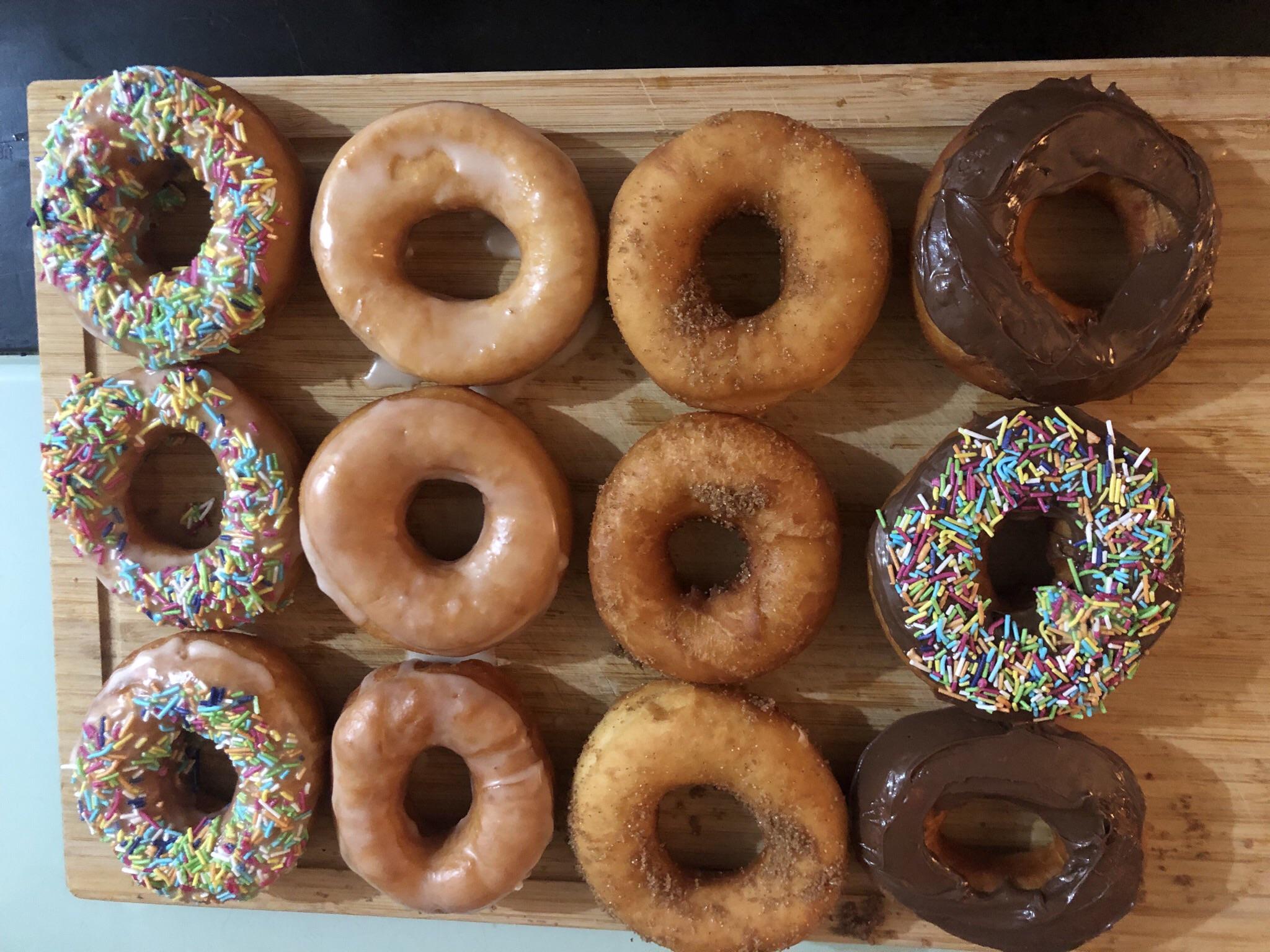 I made donuts🍩😊 | Scrolller