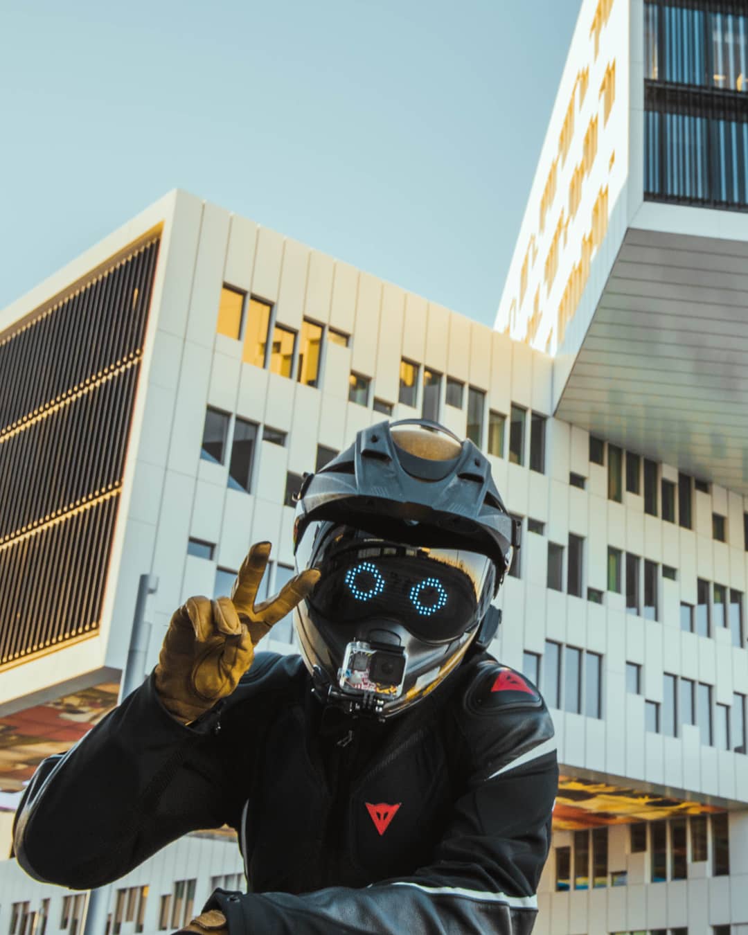 I made eyes for my helmet! | Scrolller