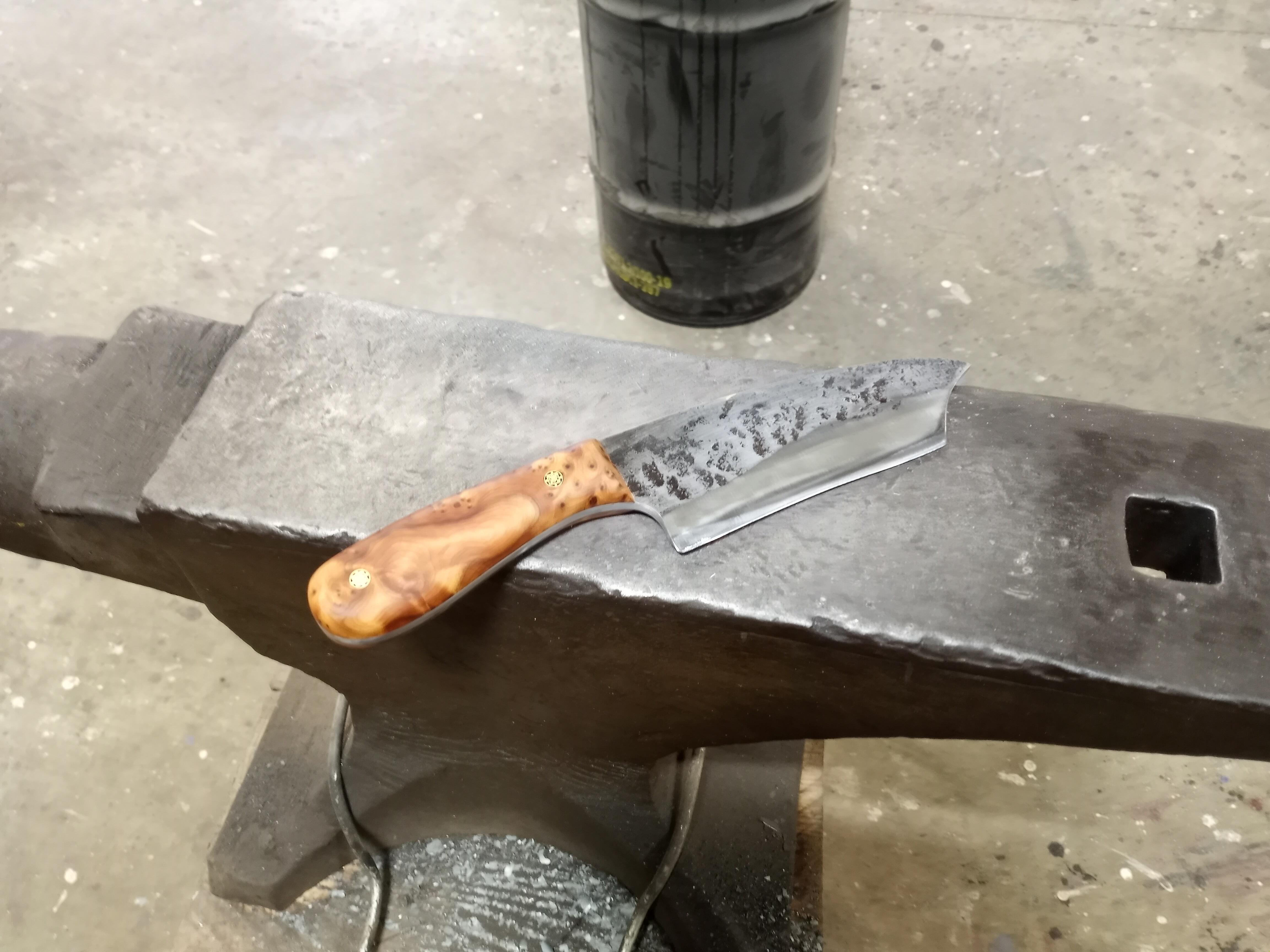 I made my first knife a couple of months ago. | Scrolller