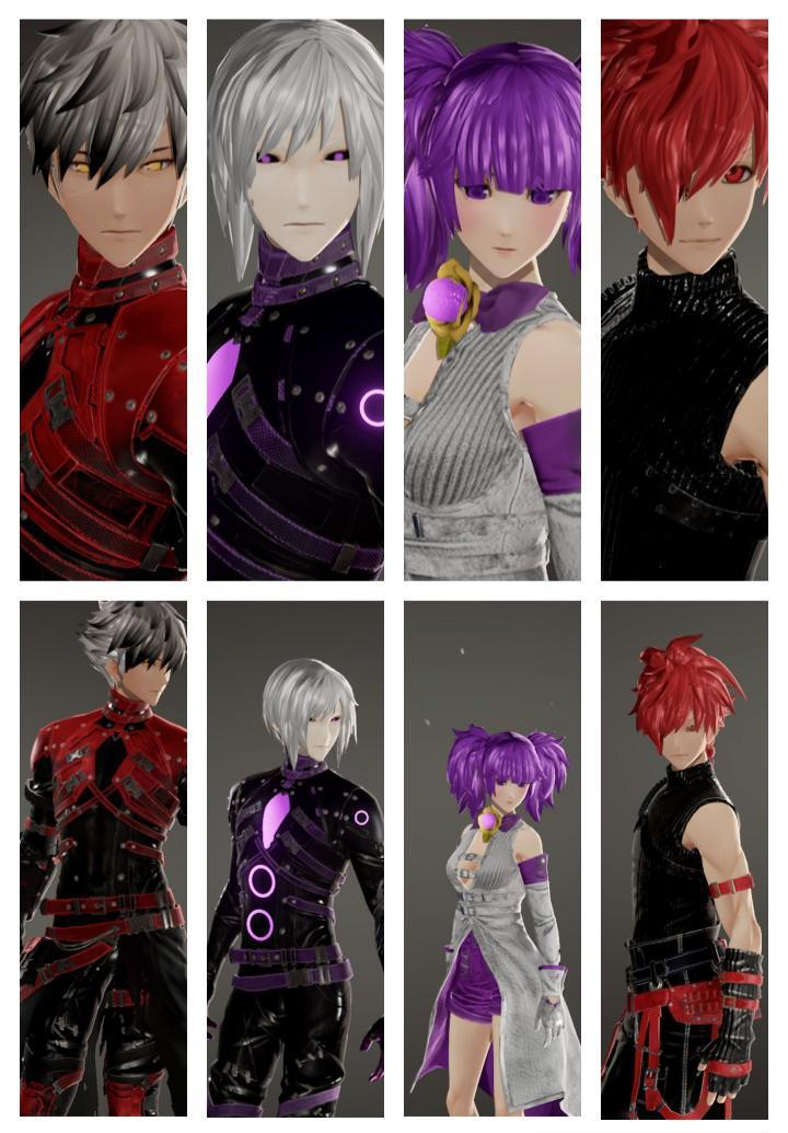 I made some Elsword characters on Code Vein (tried). | Scrolller