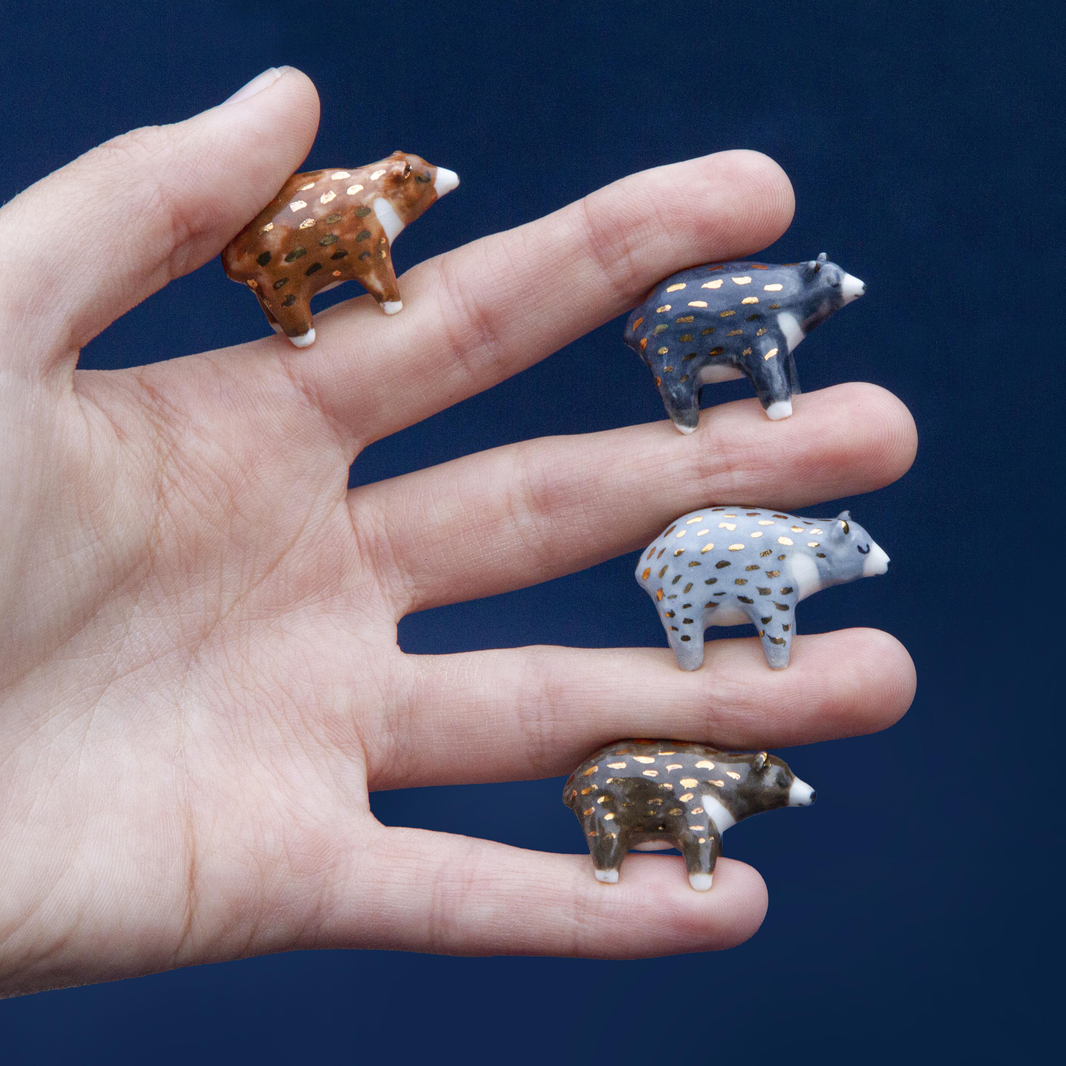 I made this collection of little porcelain bears!! | Scrolller