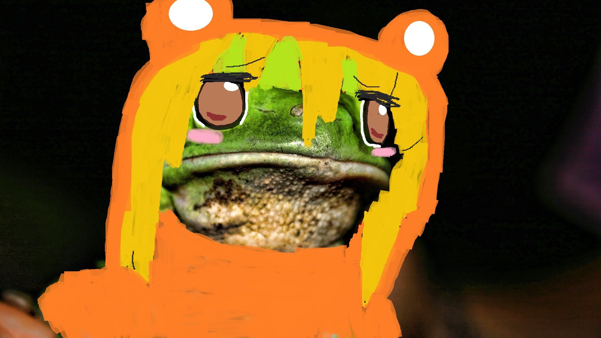 I made this frog into a Himouto Umaru-chan. | Scrolller