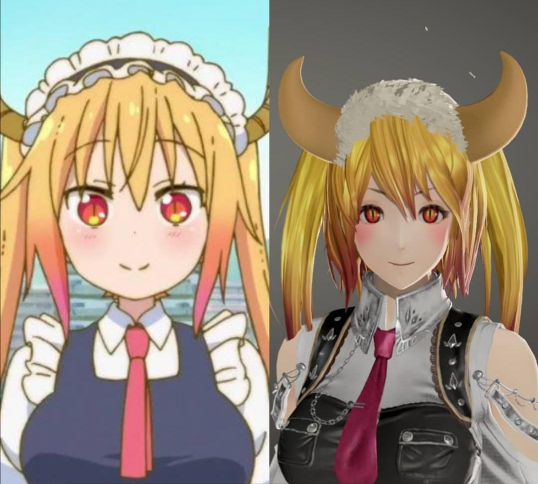 I made tohru with the character creator | Scrolller