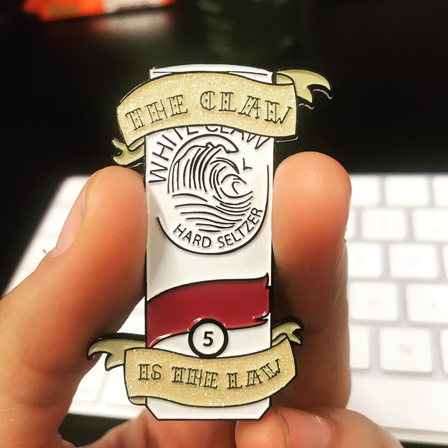I made whiteclaw pins! | Scrolller