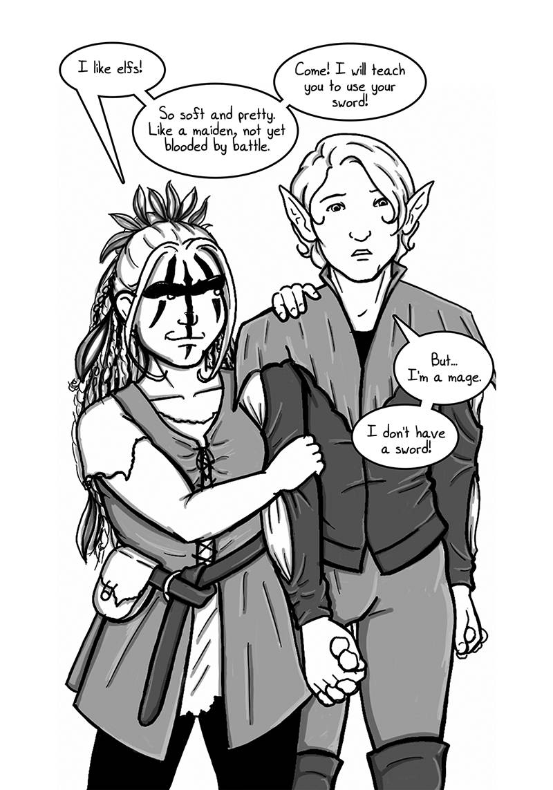 I meet nice boys at LARP too. | Scrolller