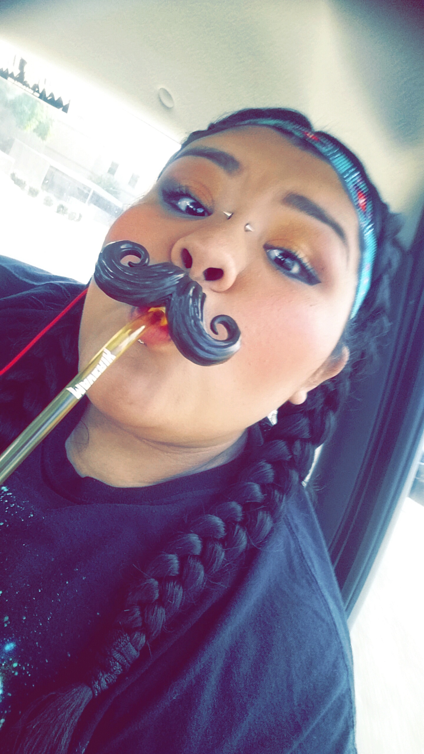 I mustache you a question. | Scrolller