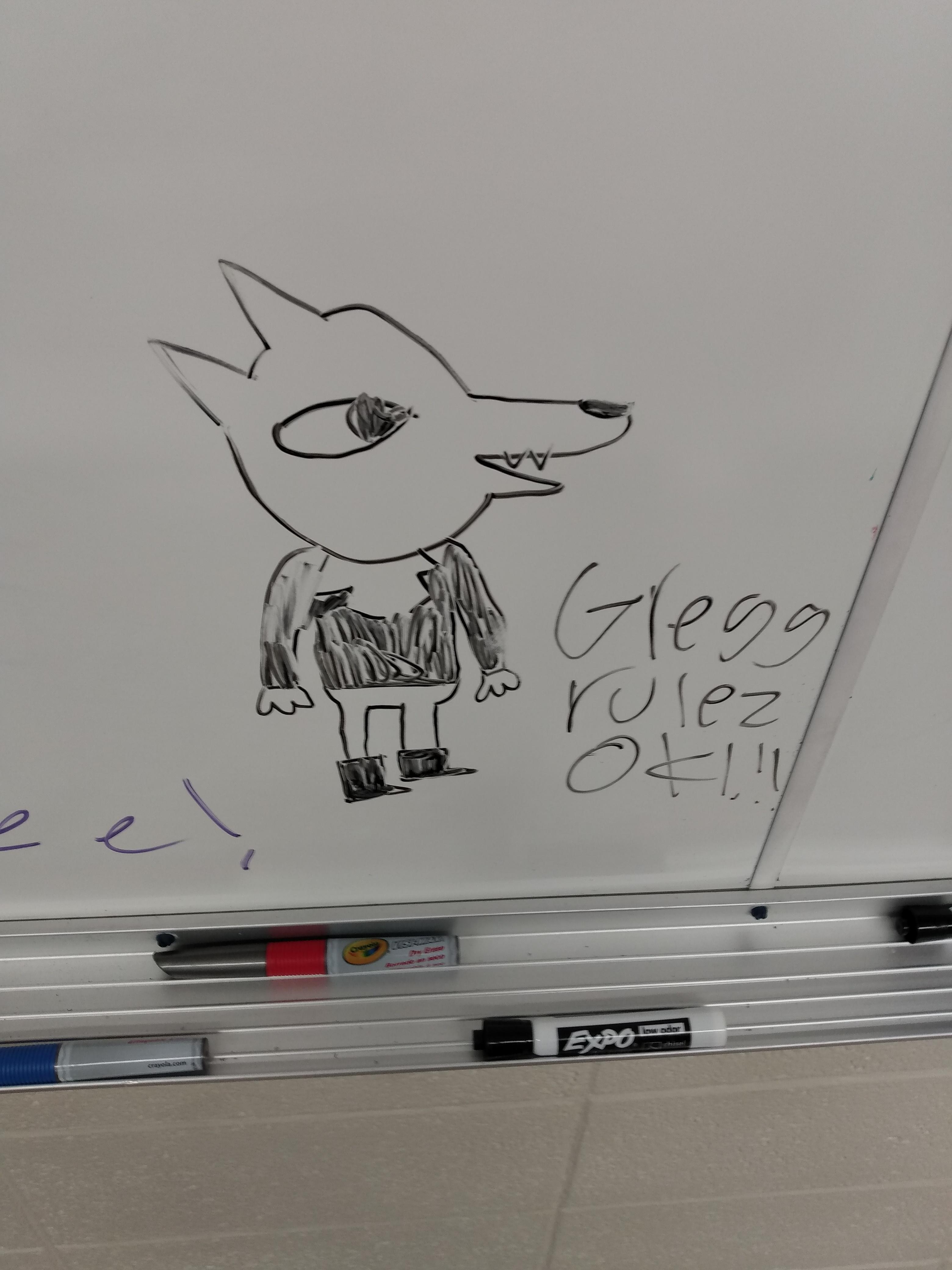 I put Gregg on the whiteboard | Scrolller
