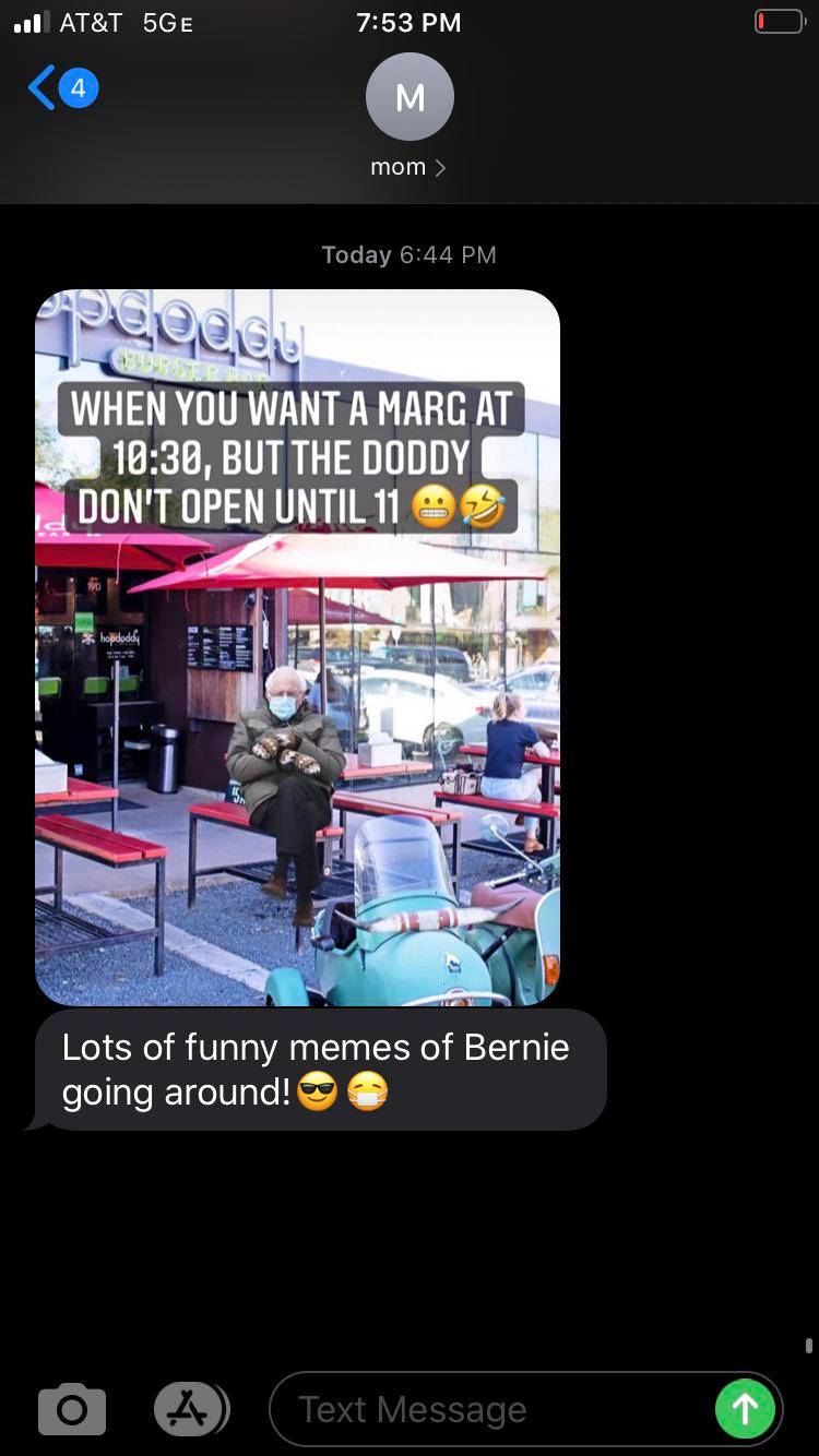 I think the Bernie meme has reached saturation. Over Christmas I had to explain to my mom what a ...