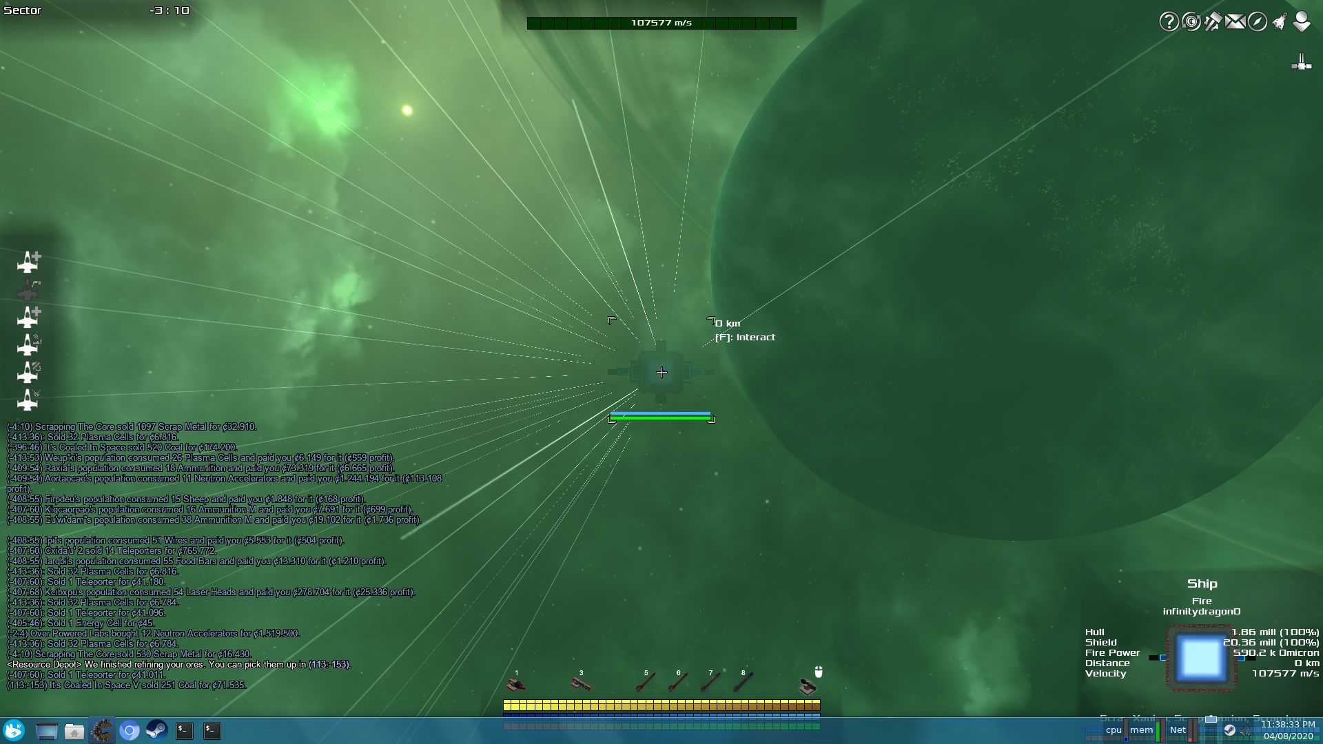 I thought I hadn't gotten the ludicrous speed achievement after getting my velocity security ...