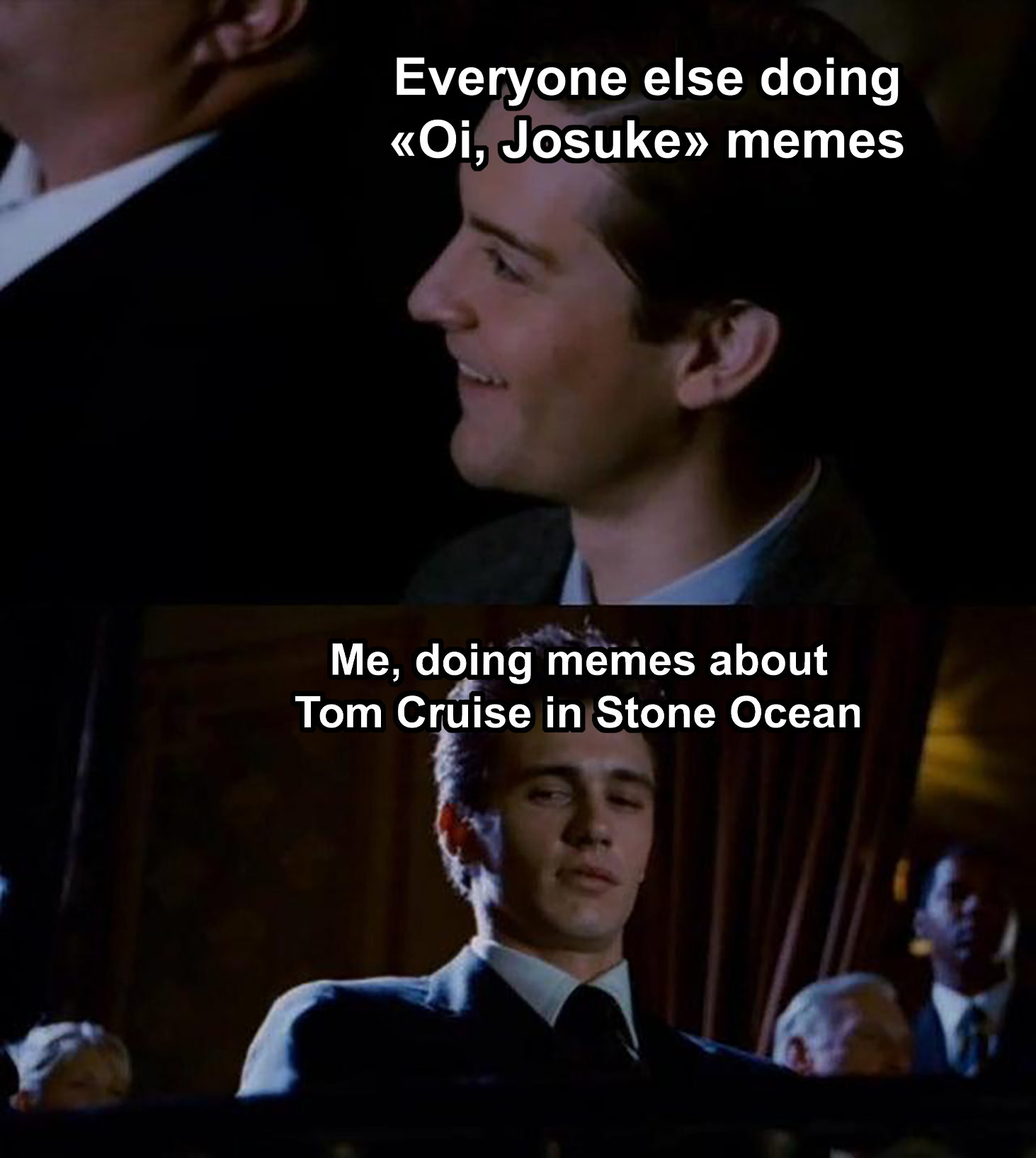 I thought "Oi, Josuke" meme template is banned. | Scrolller