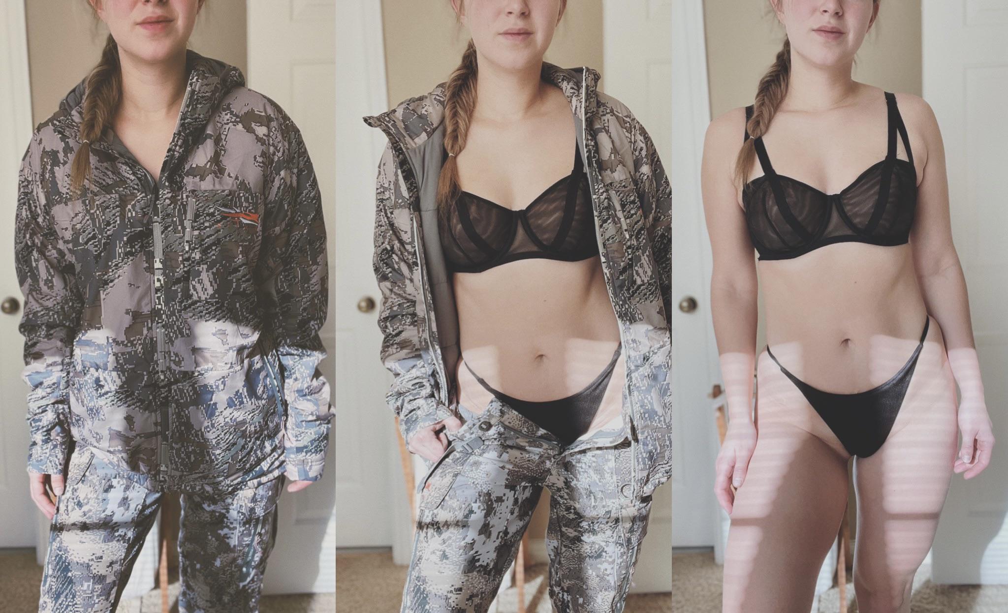 I took my camo off so you could actually get a good view of me | Scrolller