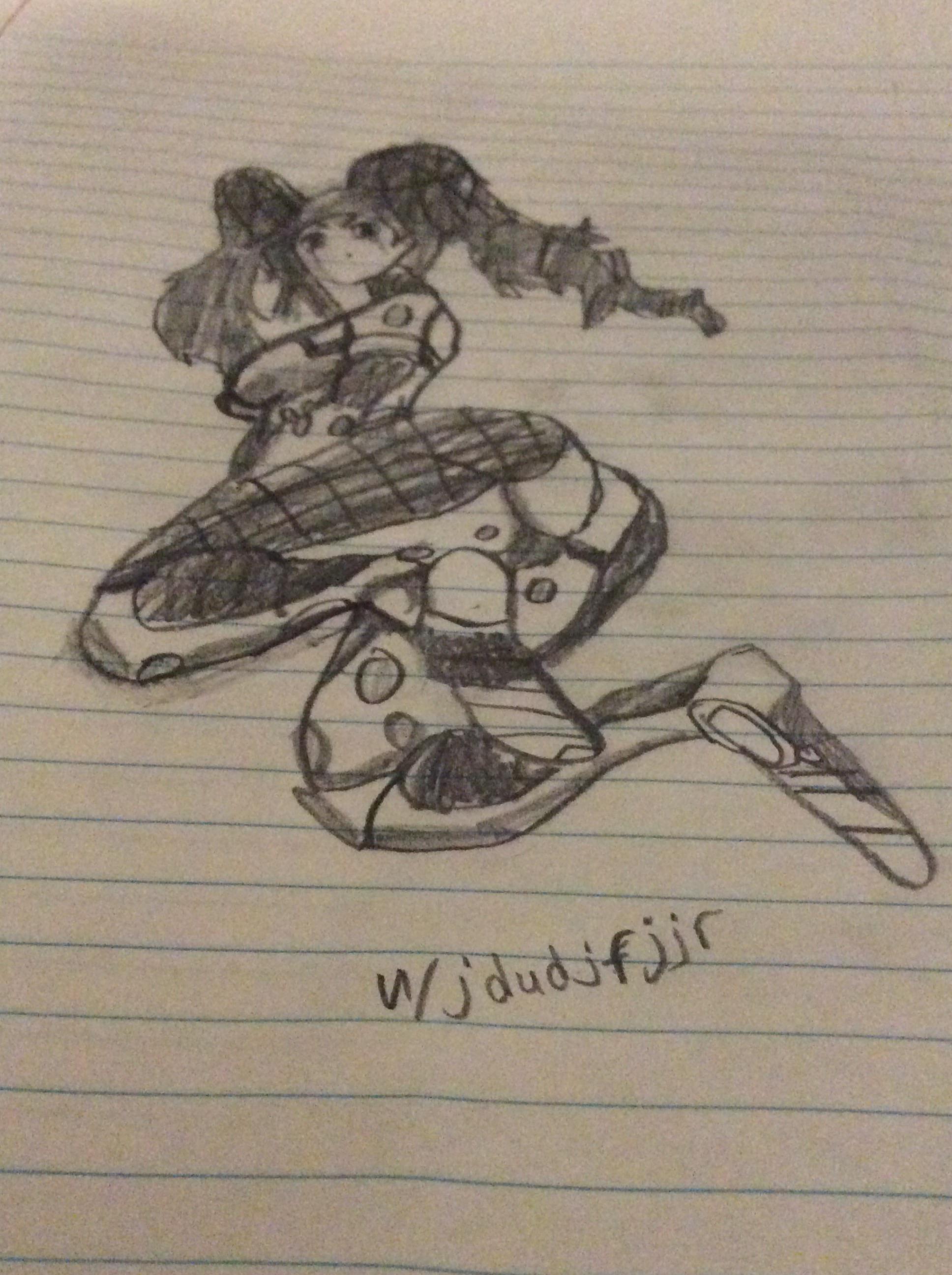 I tried to draw mannungei’s ballbreaker (first semi nsfw drawing) | Scrolller