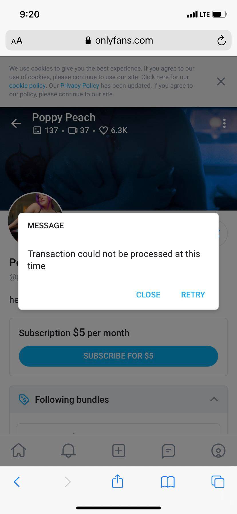 I try to buy poppy’s onlyfans and this shit happens | Scrolller