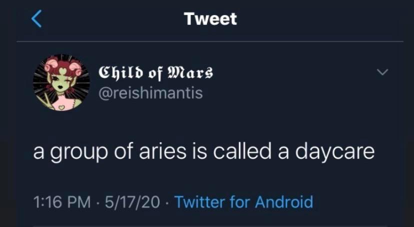 I, with an Aries moon, am cracking tf up! | Scrolller