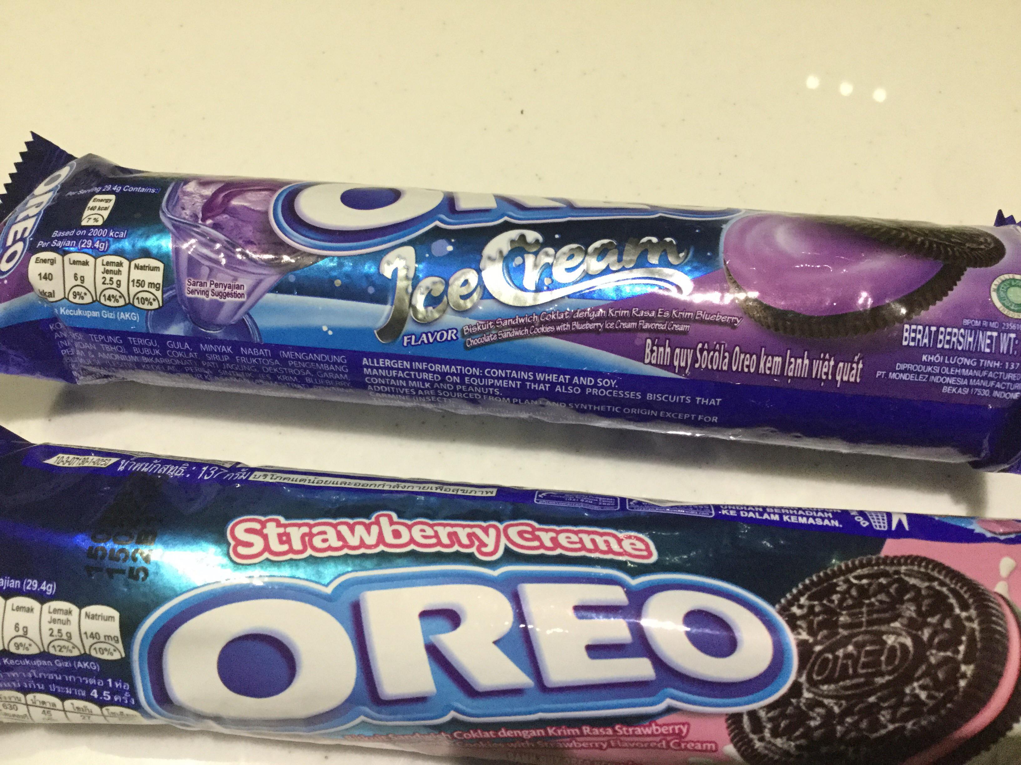 Ice cream Oreos are weird, strawberry are fine. | Scrolller