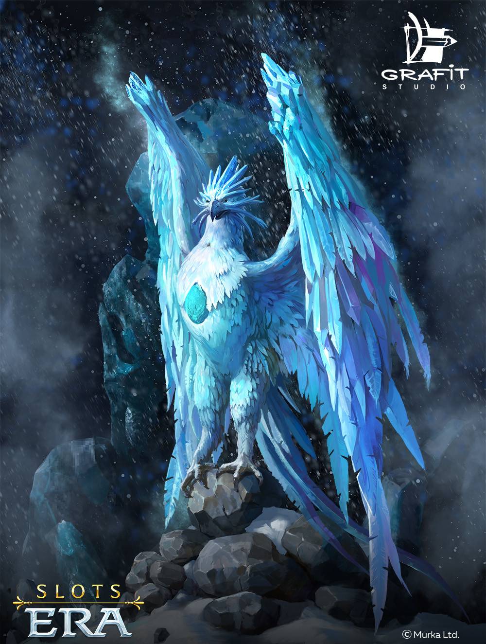Ice Phoenix by Grafit Studio | Scrolller