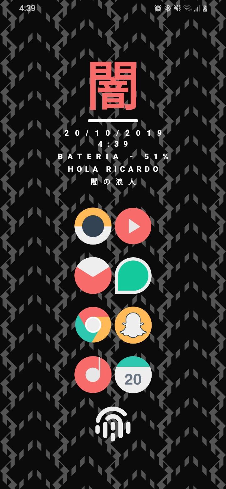 Icons - Minimal O, Wallpaper - Pxttern with Muzei and Nova Launcher ... Icons - Minimal O, Wallpaper - Pxttern with Muzei and Nova Launcher ...