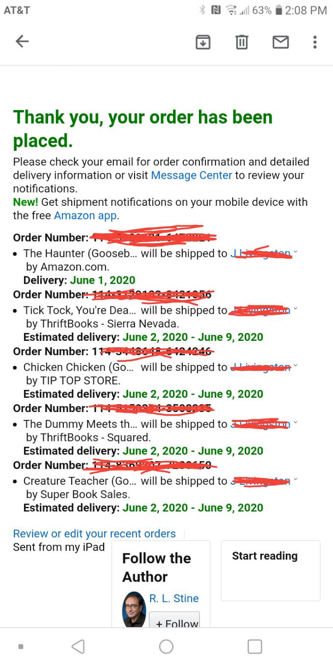 Im getting some goosebumps in the mail | Scrolller