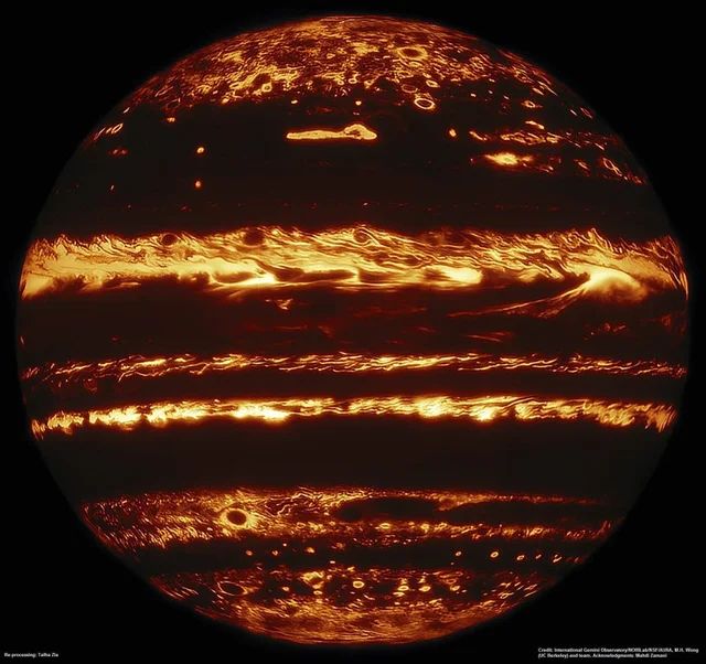 Image of Jupiter taken in infrared | Scrolller