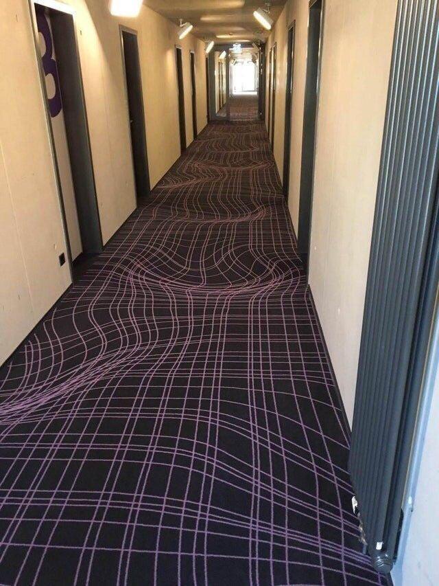 imagine being drunk/running in this hallway.. | Scrolller