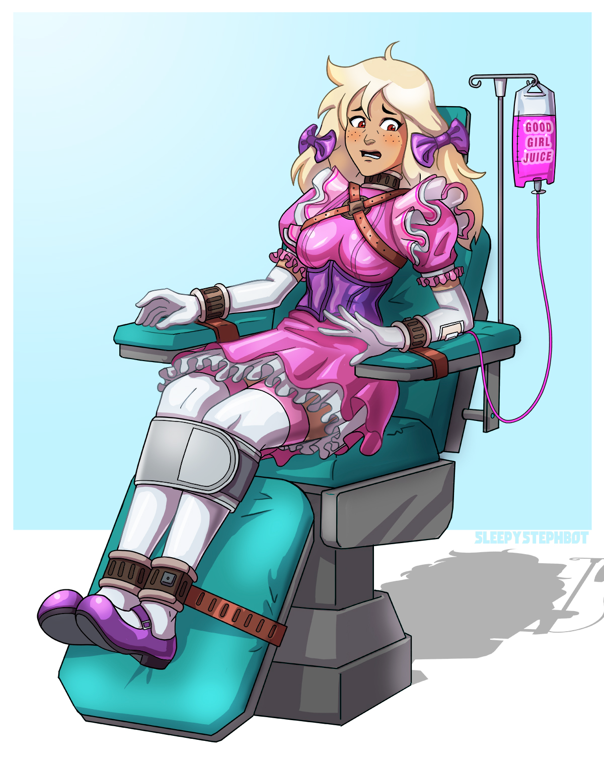 [Immobilization] Good Girl Chair by SleepyStephBot | Scrolller