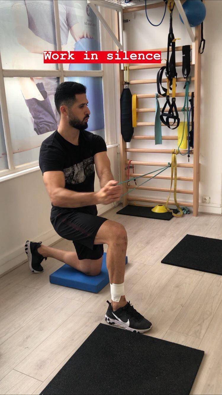 In case you missed it: Emre Akbaba Update, peep the biceps, mans been working on that upper body ...