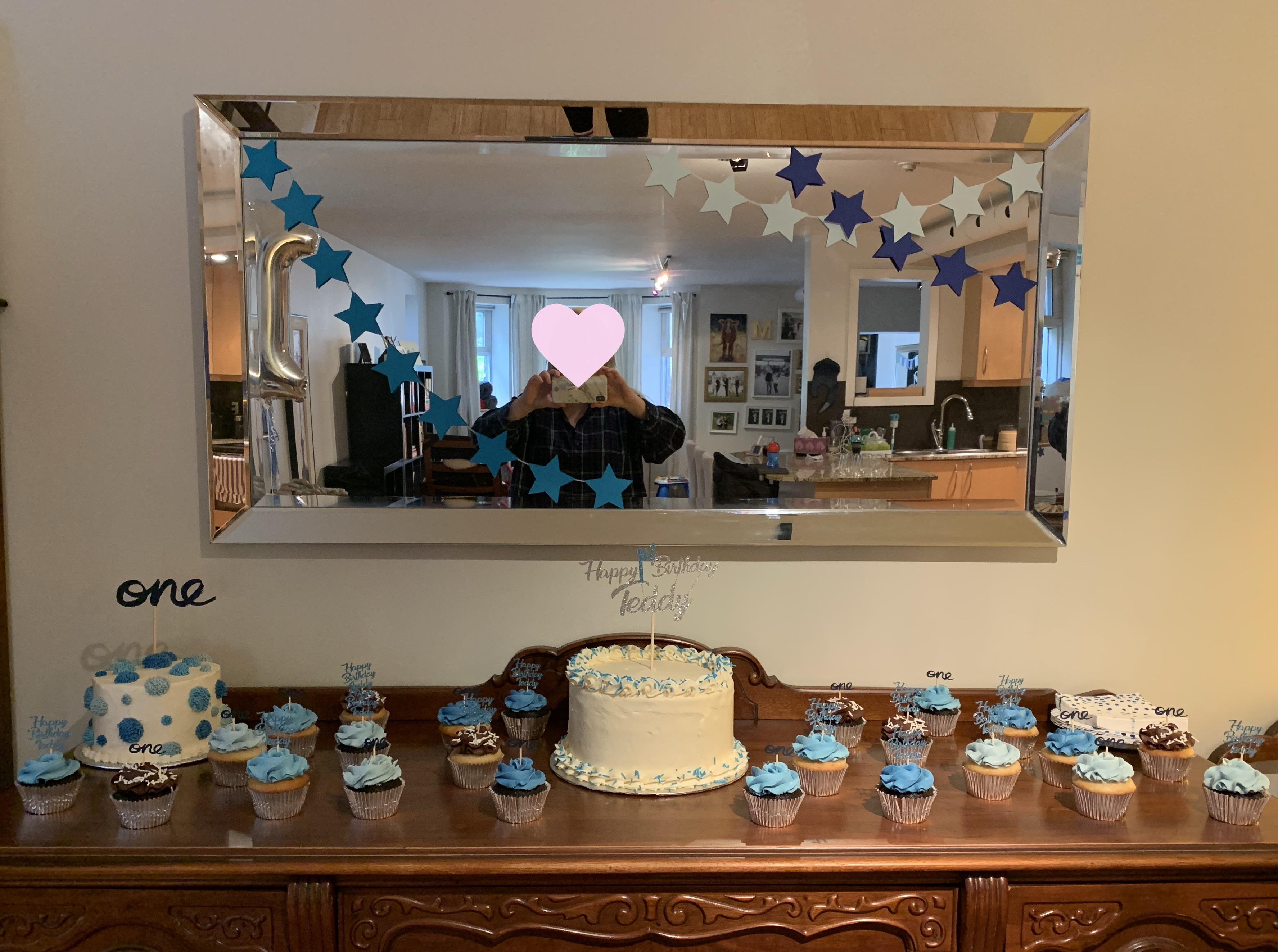 In celebration of my first cake day, the selection of cakes and cupcakes I made for my nephew’s ...