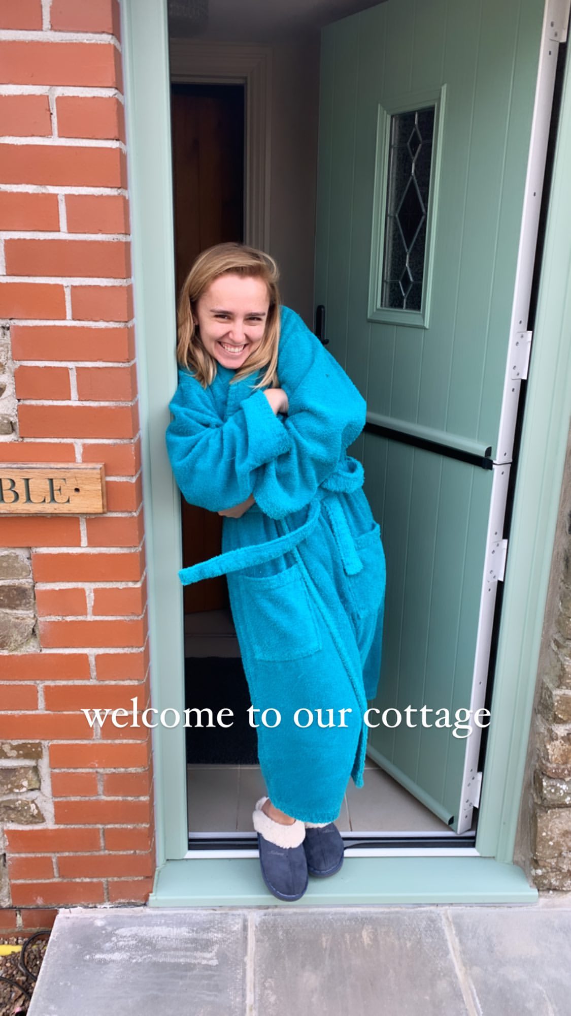 In her robe | Scrolller