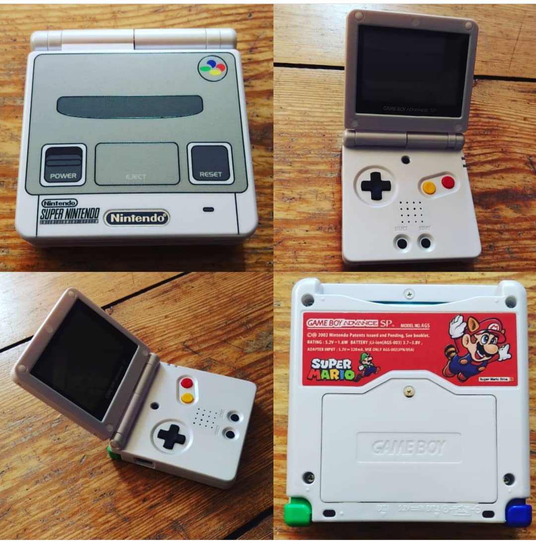 in love with my custom snes gameboy advance sp 😍 | Scrolller