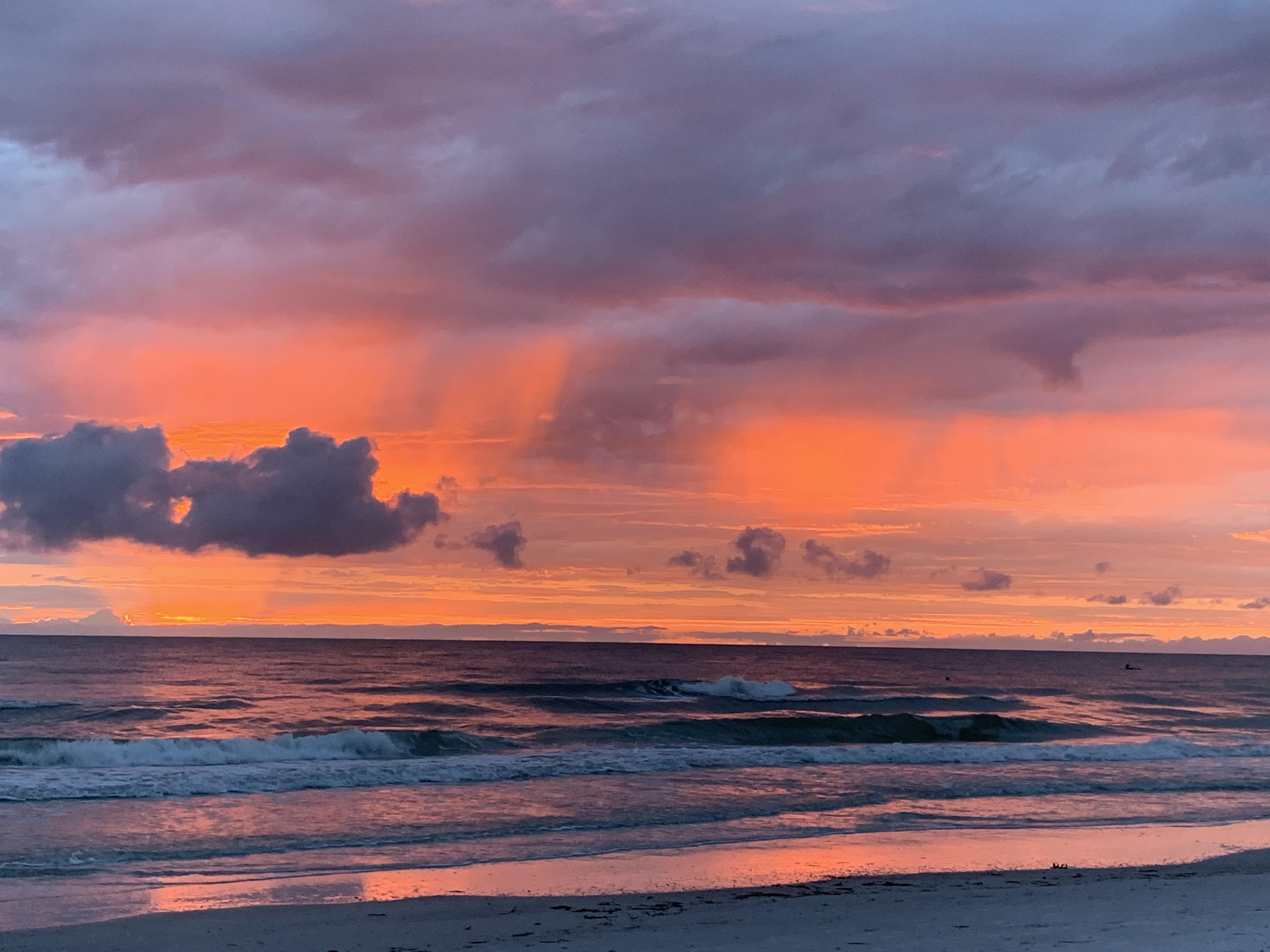 Indian Rock Beach's flame sunset | Scrolller