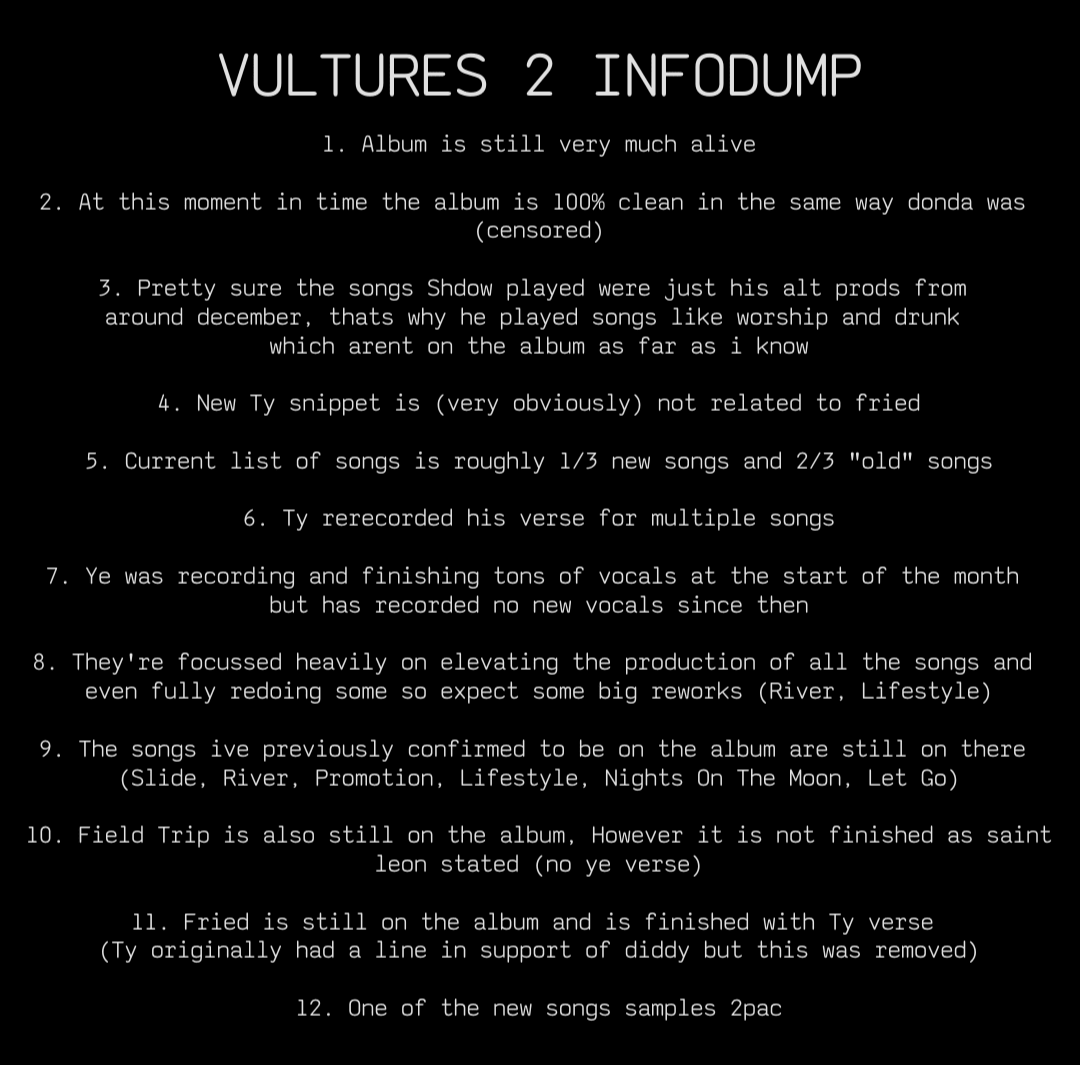 Infodump from Yeunreleased on YT | Scrolller