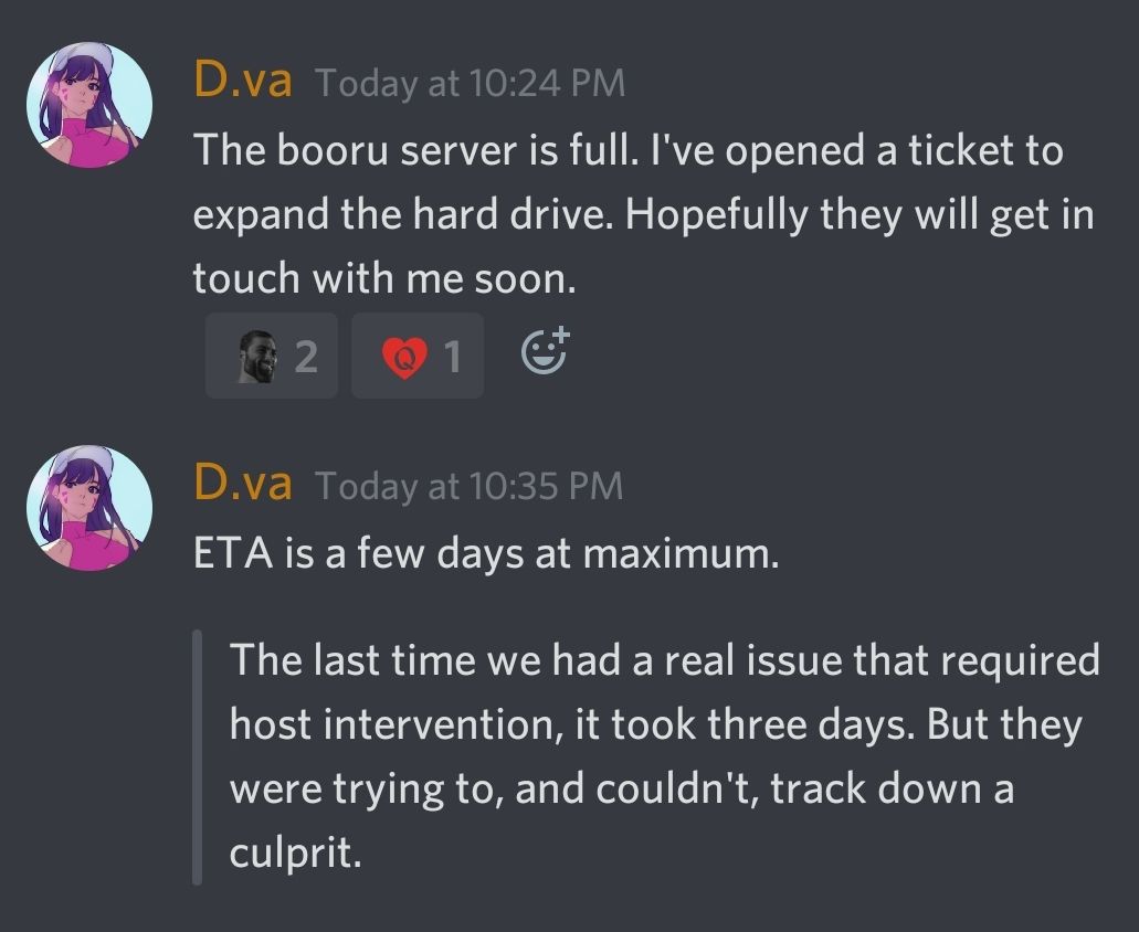 Information on Why the Booru is Down - AA | Scrolller