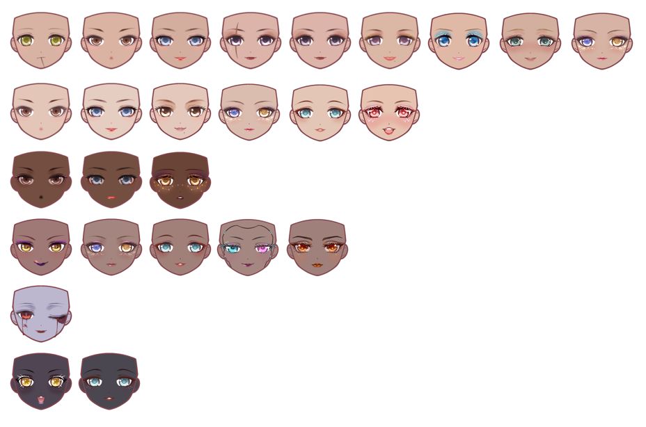 Inspired by another post, I made a chart of all DST makeups currently available, separated by ...