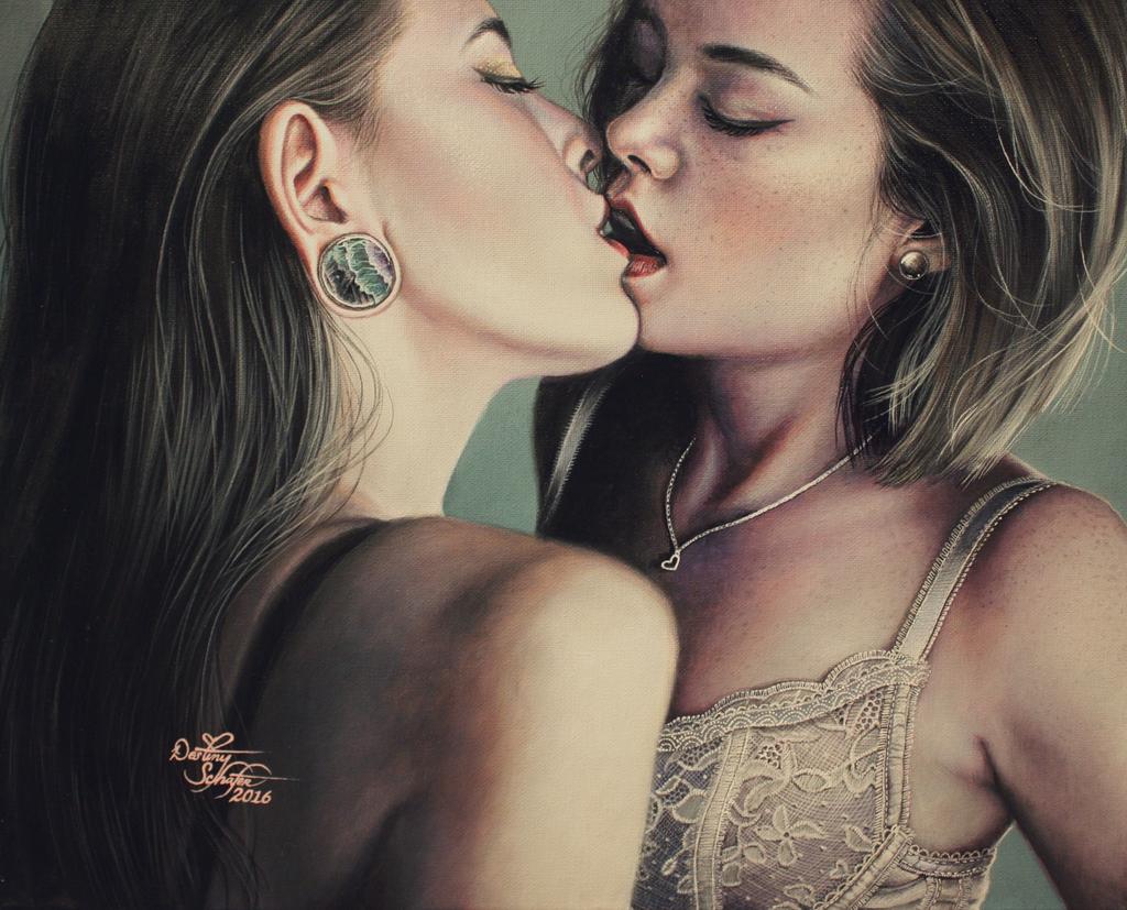 Intimacy painting by straewefin/Destiny Schafer | Scrolller