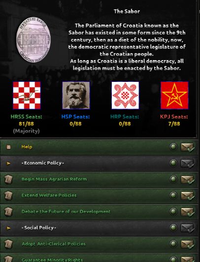 Introducing Croatia's New Core Mechanic - The Sabor | Scrolller