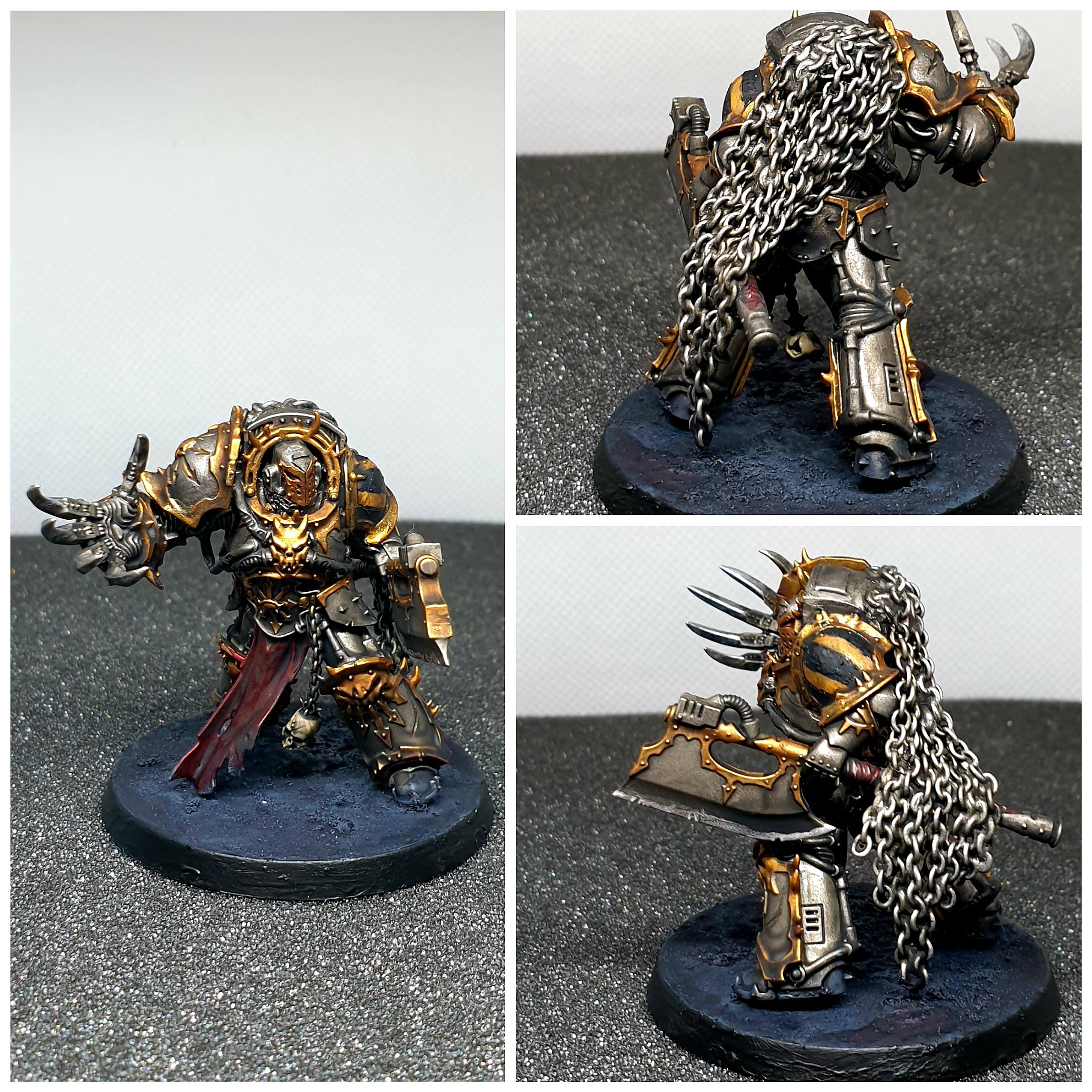 Iron Warriors Lord In Terminator Armour (Abbadon Conversion) | Scrolller