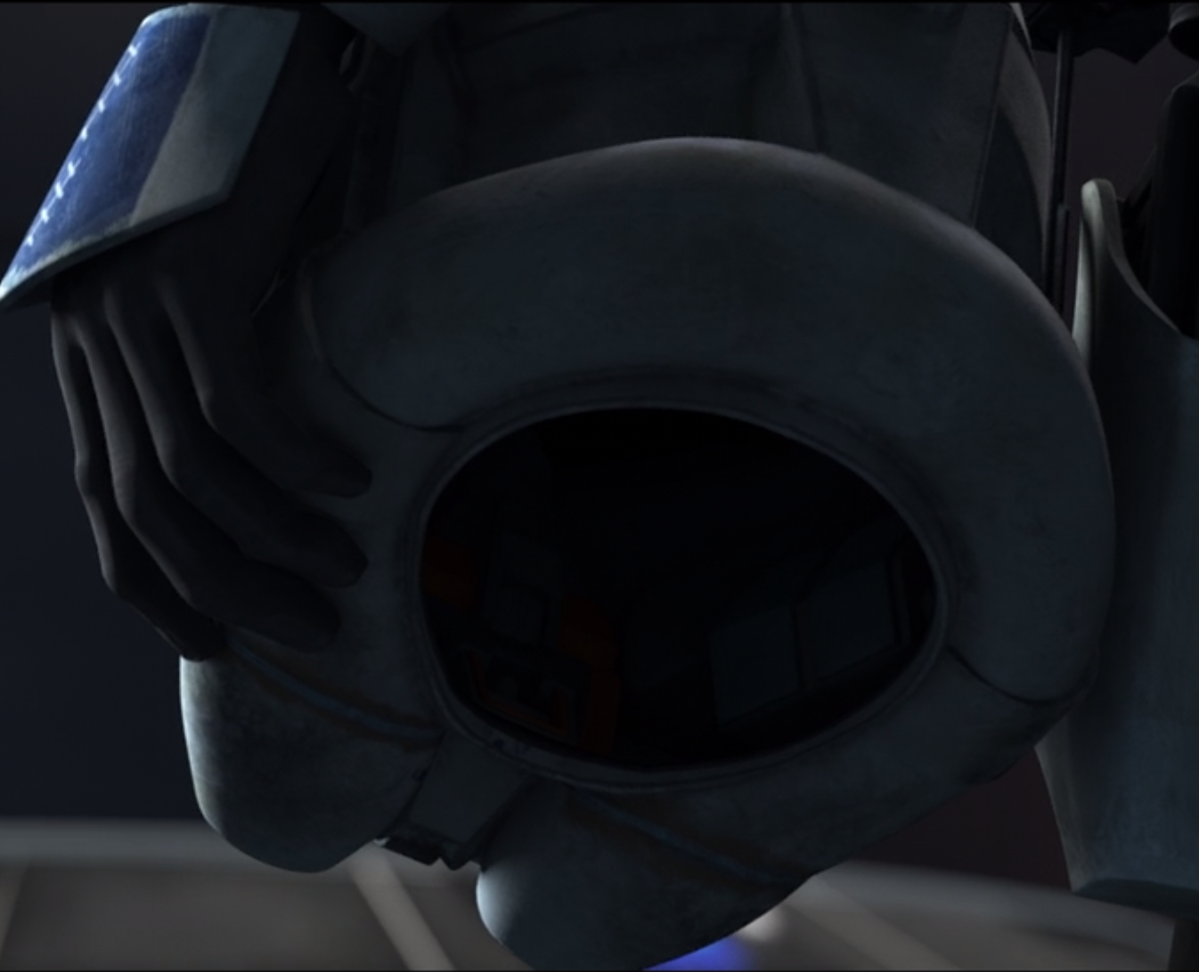 Is this the first time we've seen the interior of a clone trooper's helmet? | Scrolller