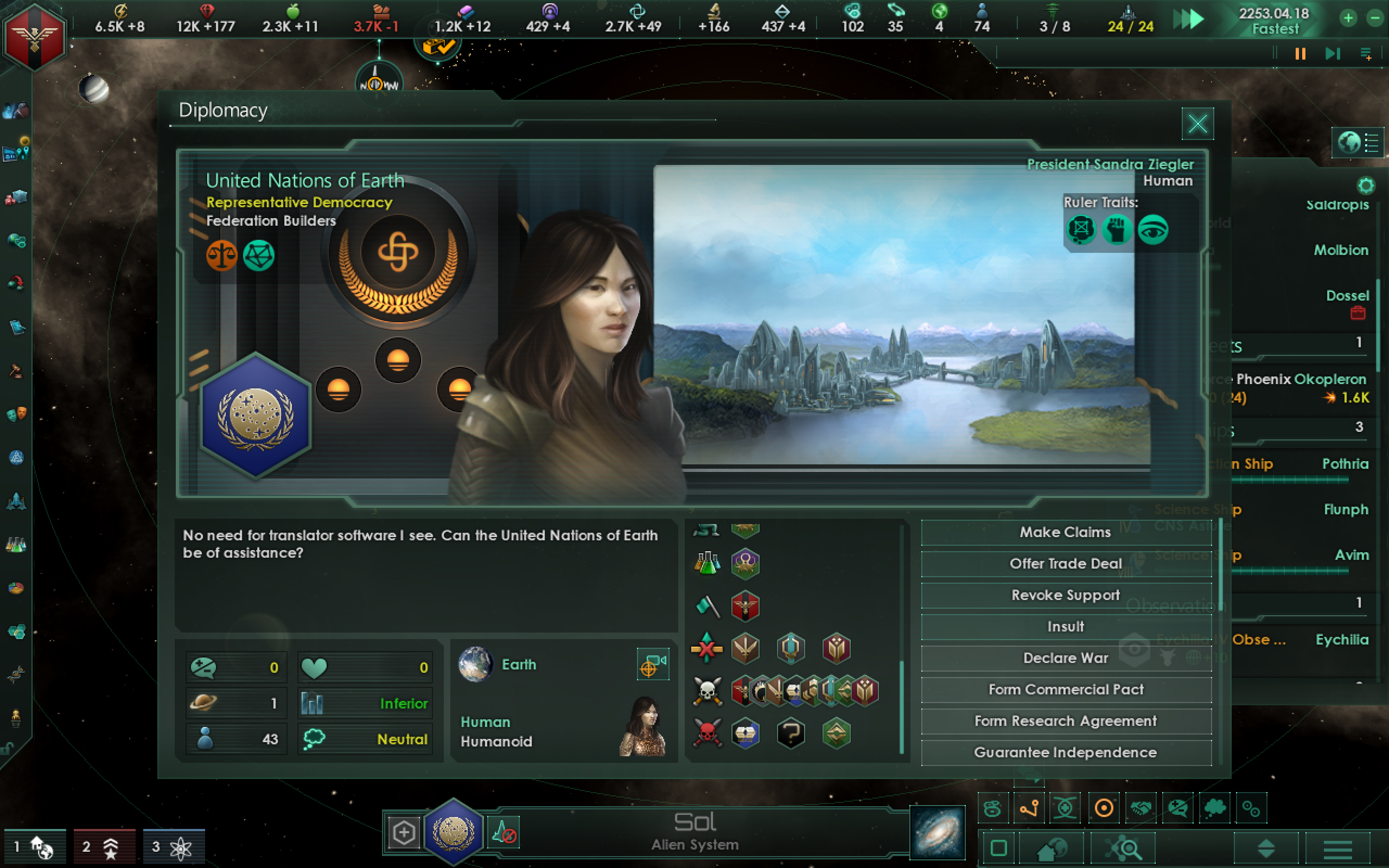 Is this the only "moment" the game acknowledges the fact you're the same species? | Scrolller