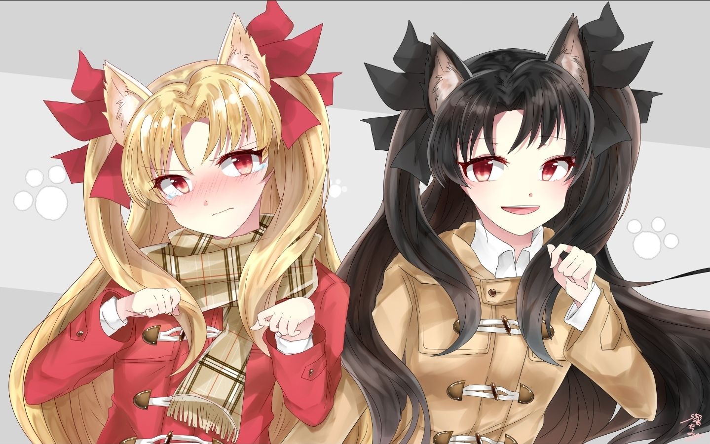Ishtar and Ereshkigal with Cat Ears | Scrolller