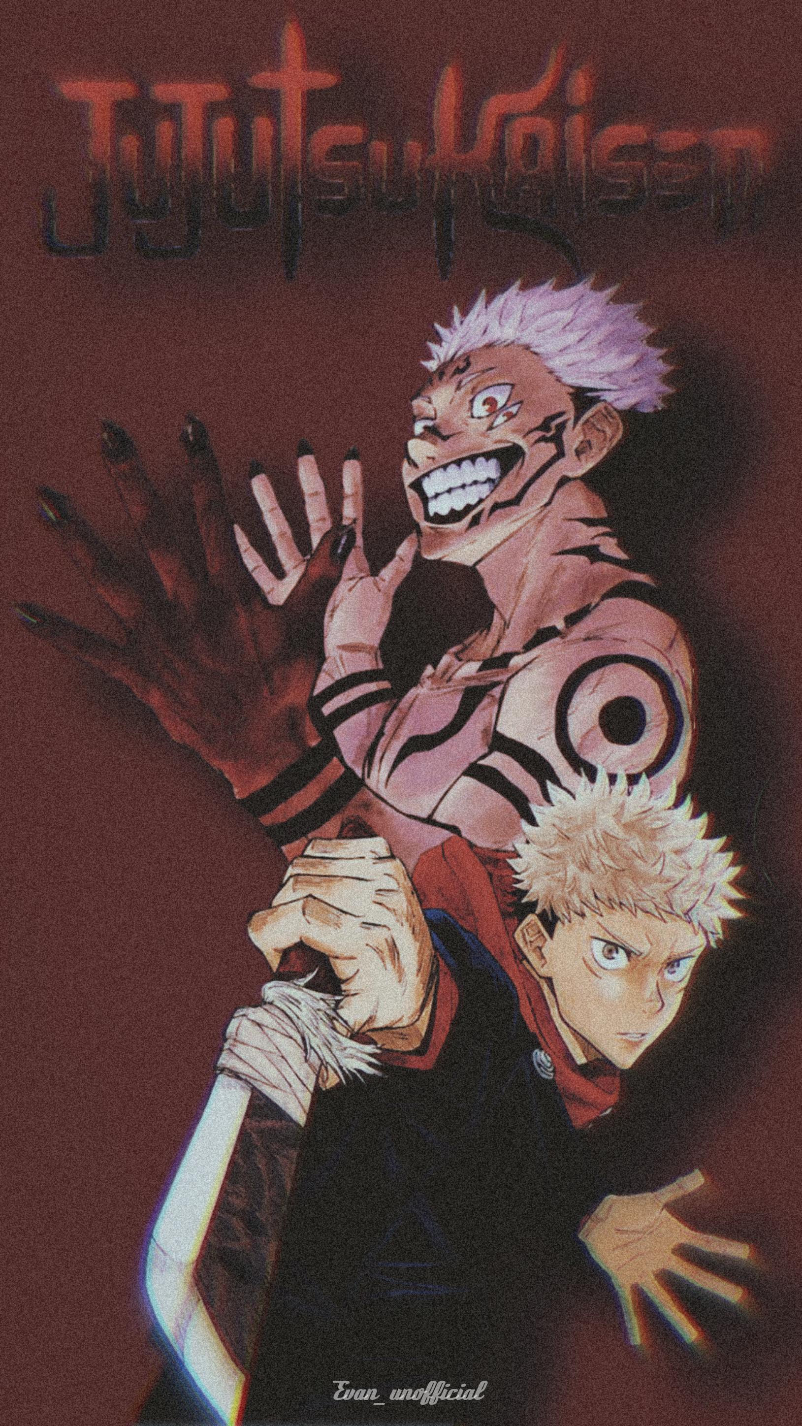 Itadori and Sukuna (jujutsu kaisen) [1629×2896] oc | Scrolller